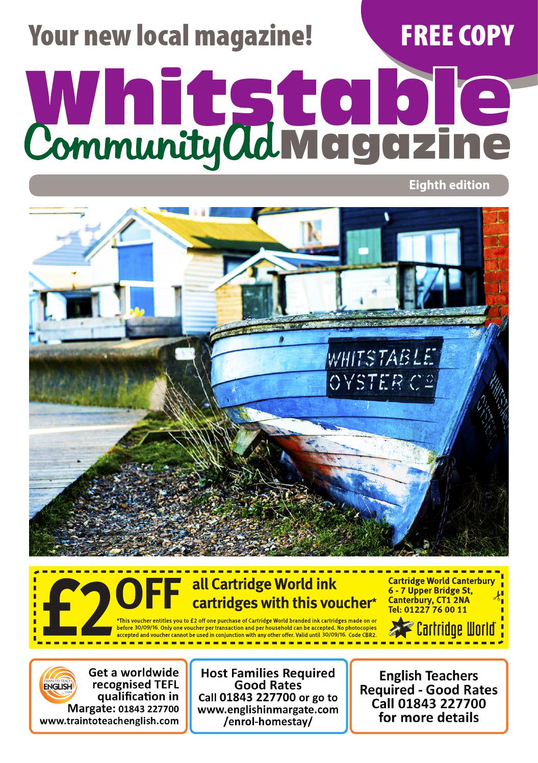 Whitstable CommunityAd Magazine, Spring 2016 by CommunityAd - Issuu