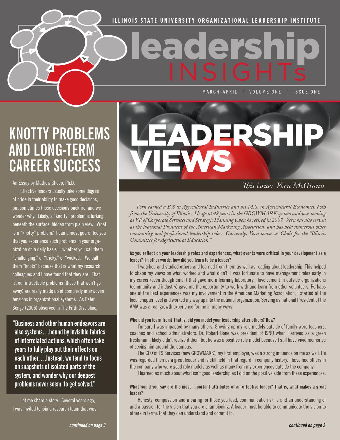 Leadership Insights March-April 2016 by BusinessISU - Issuu