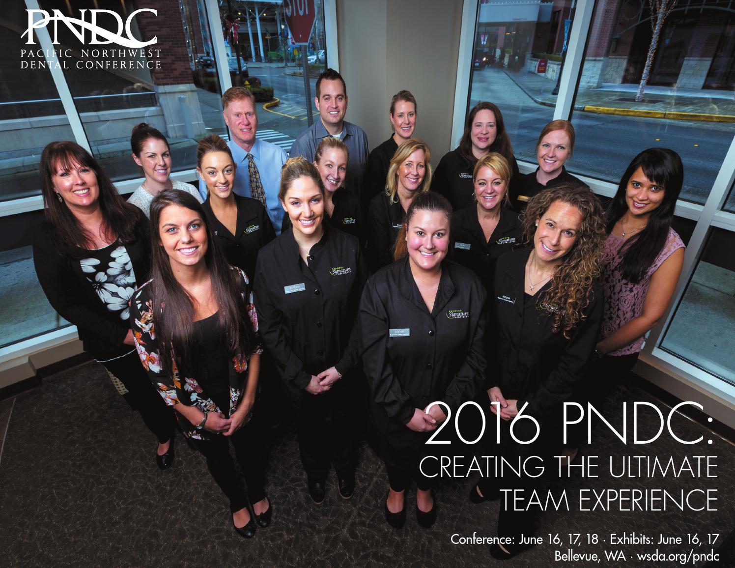 2016 pndc official program final by Washington State Dental Association ...