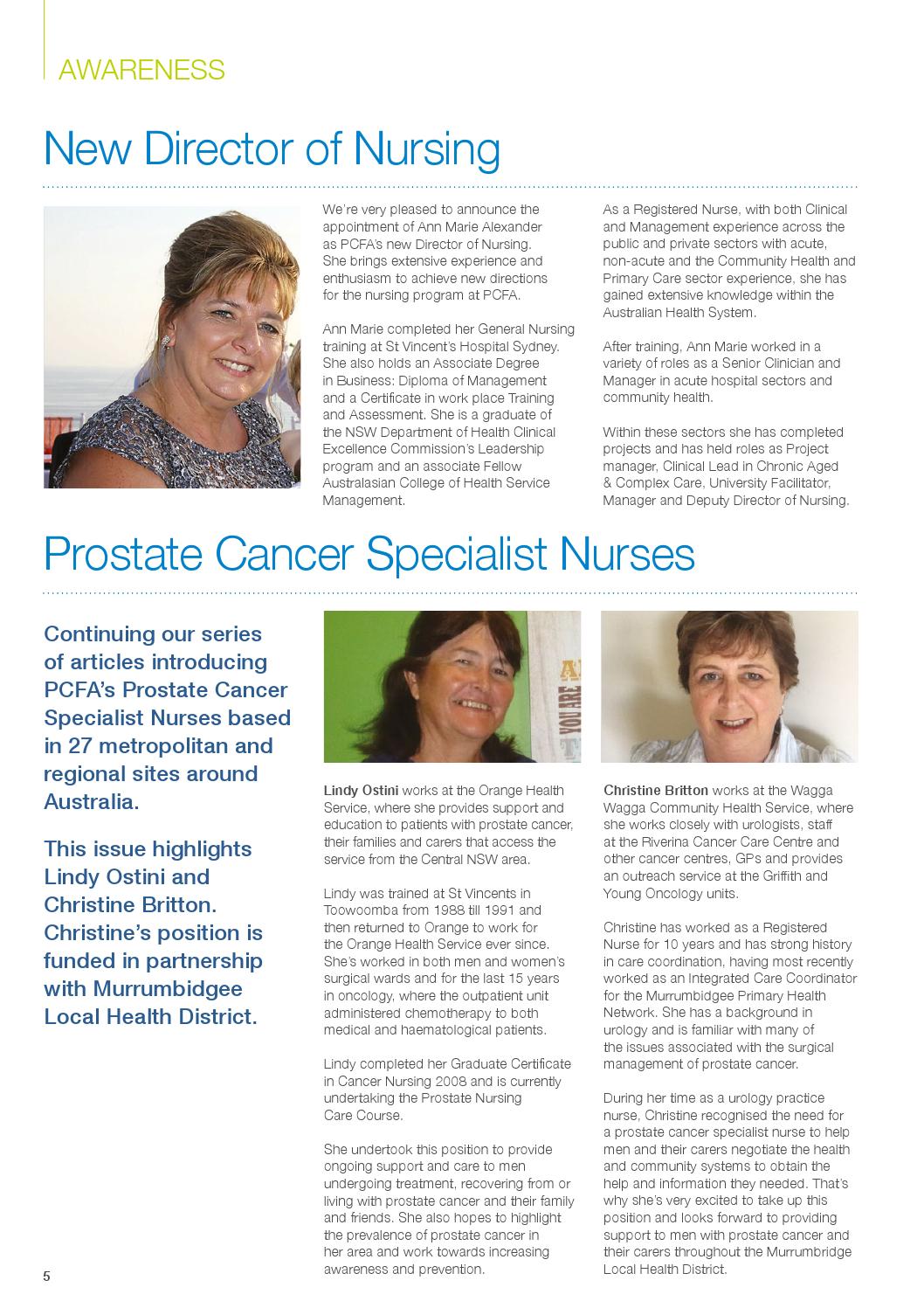 Prostate News Issue 63 March 2016 By Prostate Cancer Foundation Of Australia Issuu