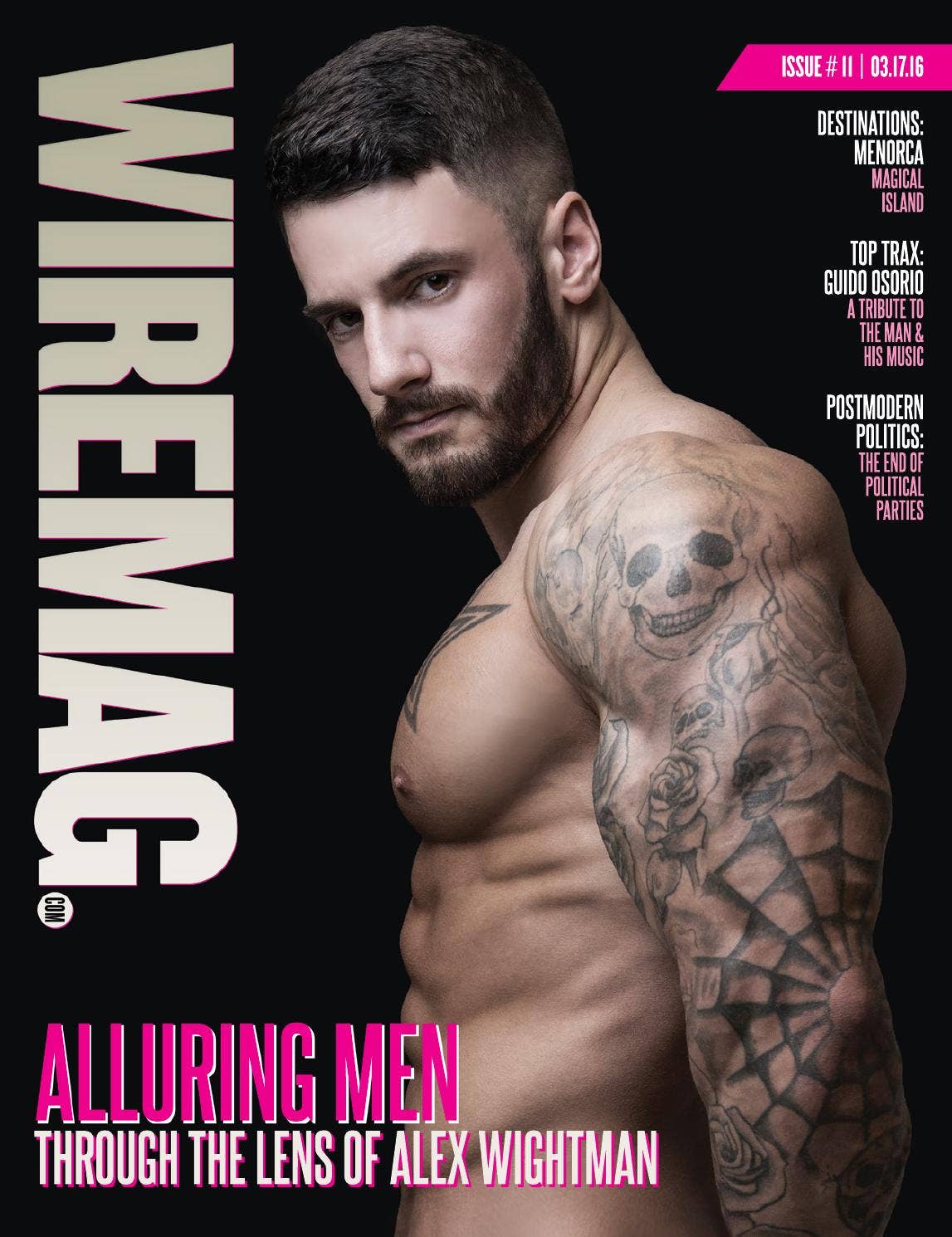 Wire Magazine #11 2016 Alluring Men Through The Lens Of Alex Wightman ...