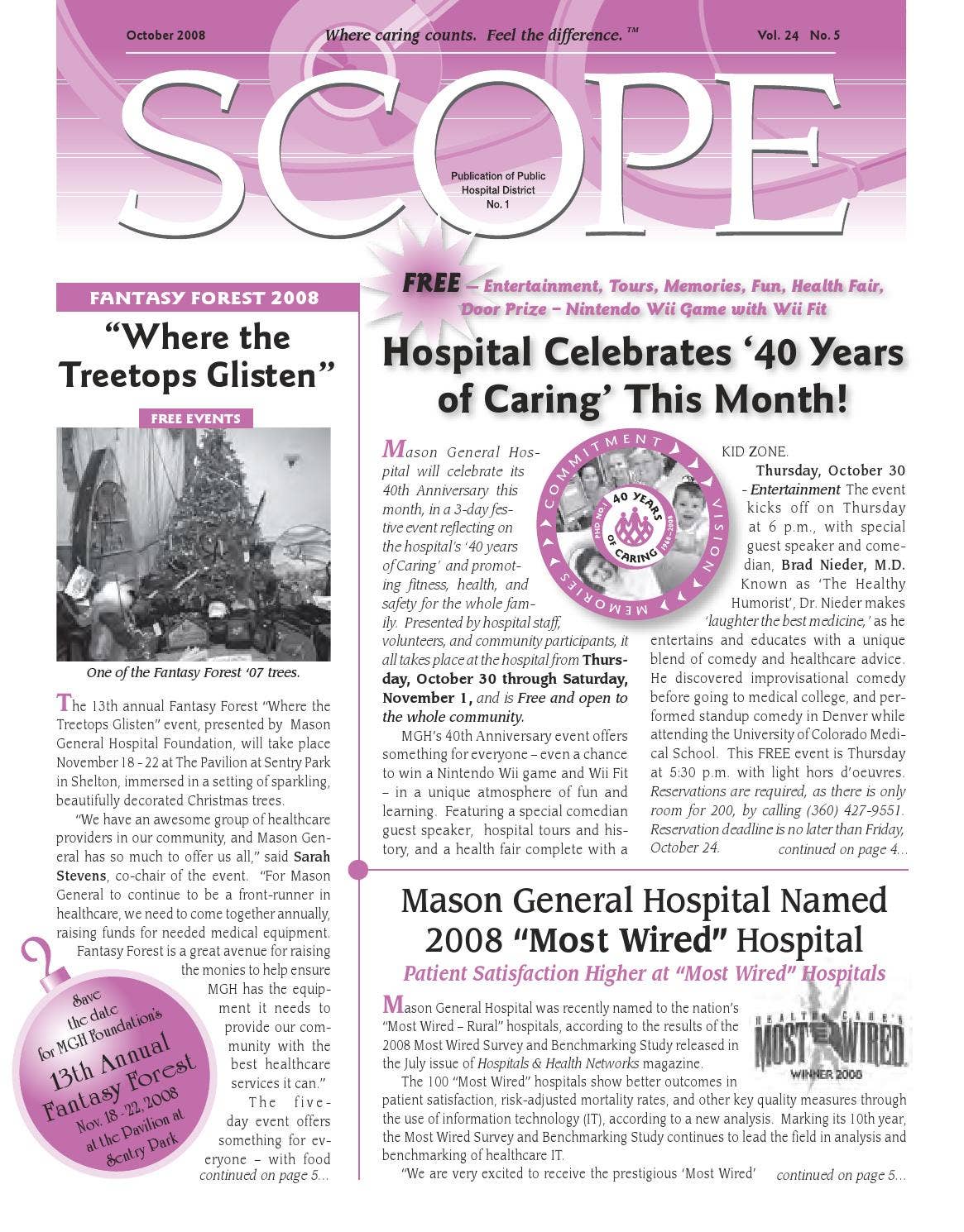 SCOPE Magazine October 2008 by Mason Health - Issuu