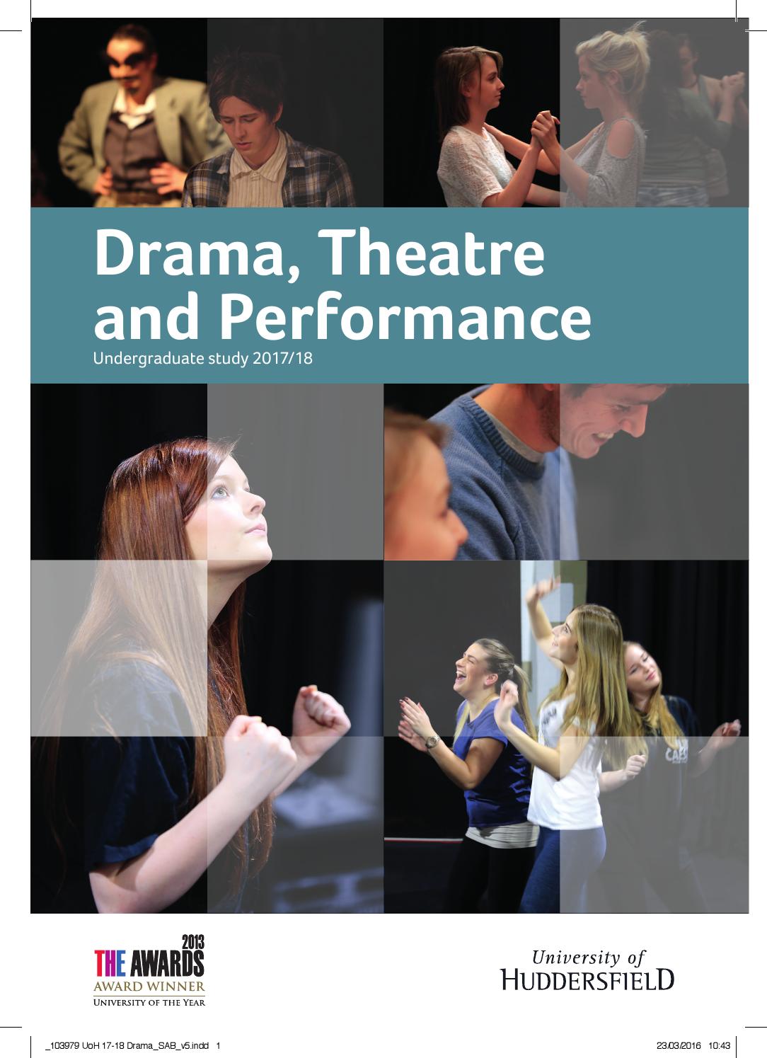Drama, Theatre and Performance 2017/18 Undergraduate Guide by ...