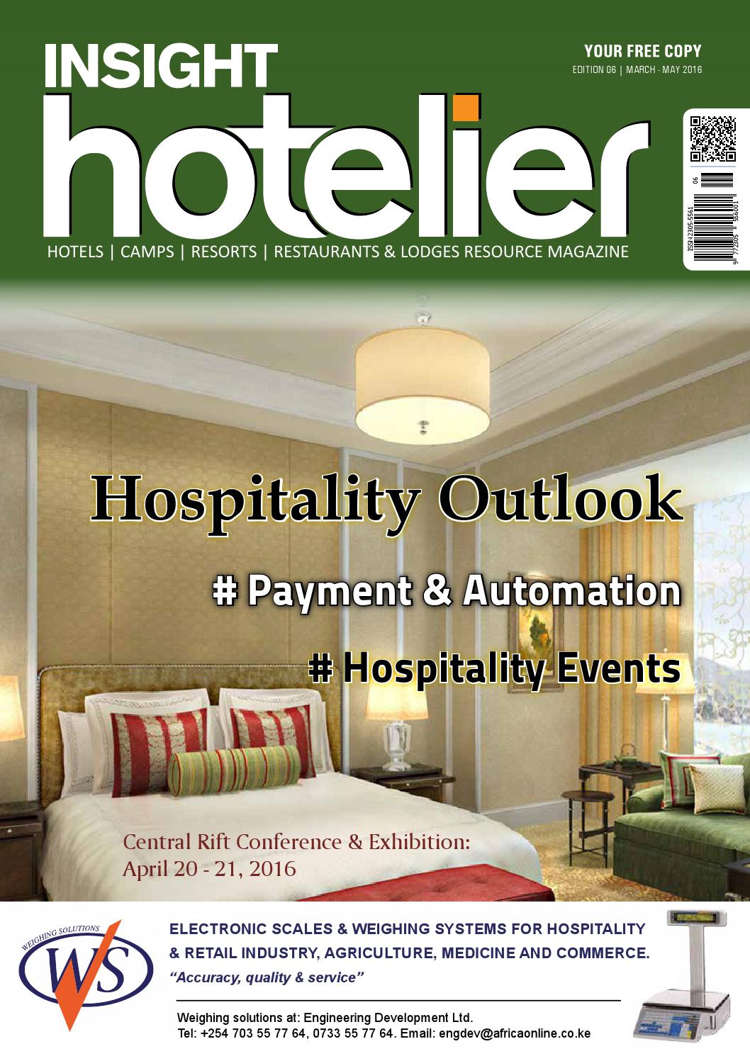 Insight Hotelier Magazine Edition 06 by INSIGHT PUBLICATIONS - Issuu