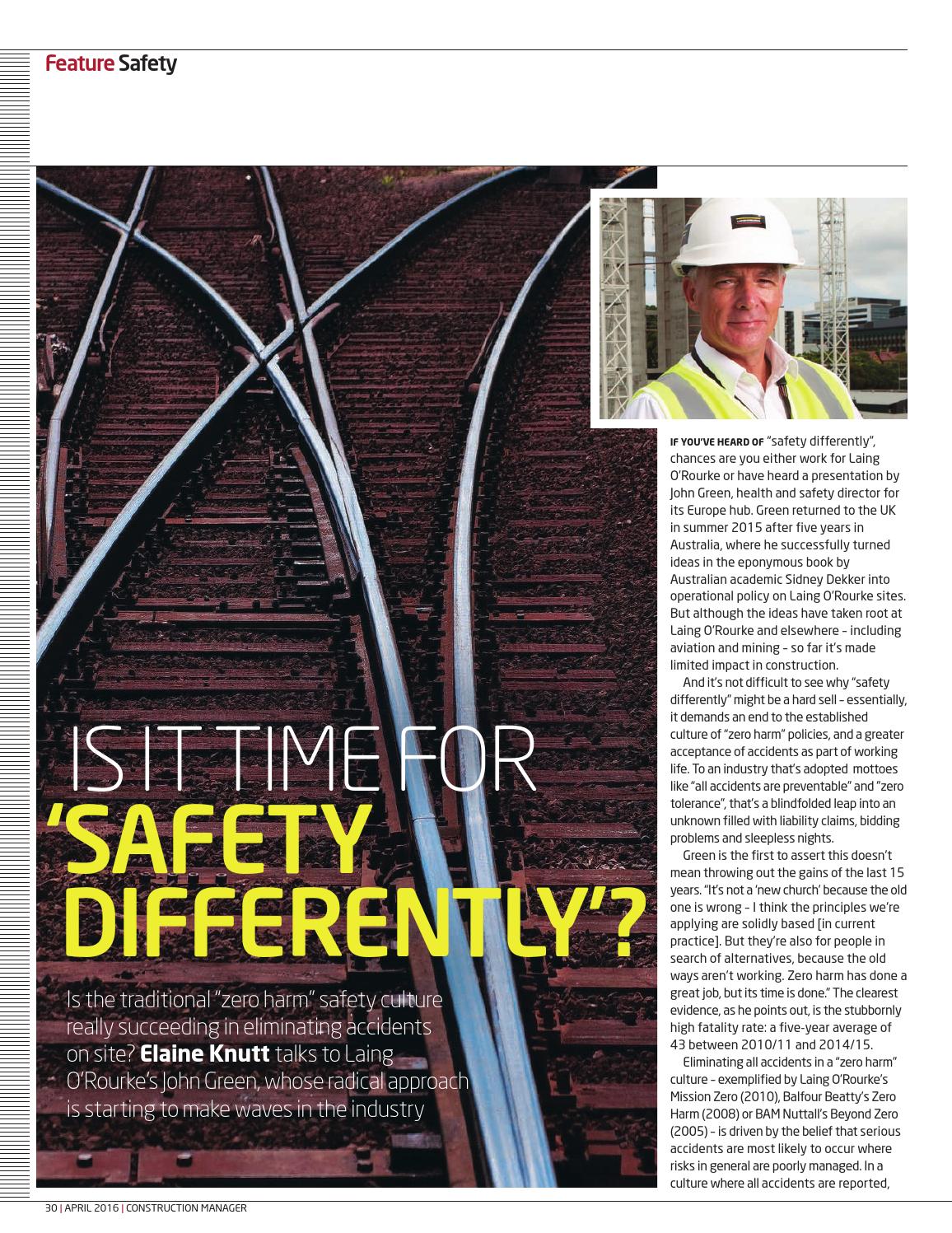 Construction Manager Magazine April 2016 by Construction Manager - Issuu