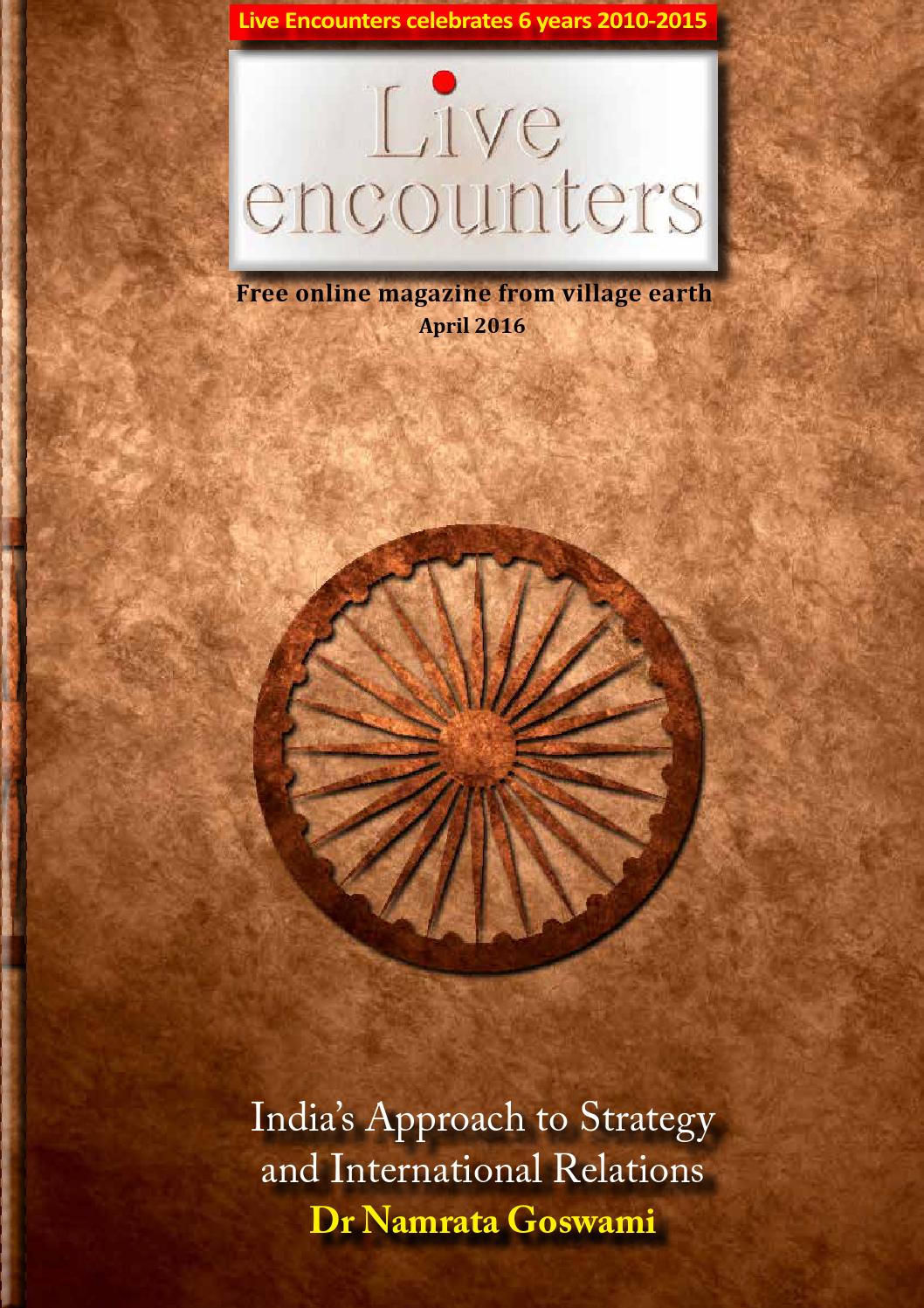 Live Encounters Magazine April 2016 by Live Encounters - Issuu