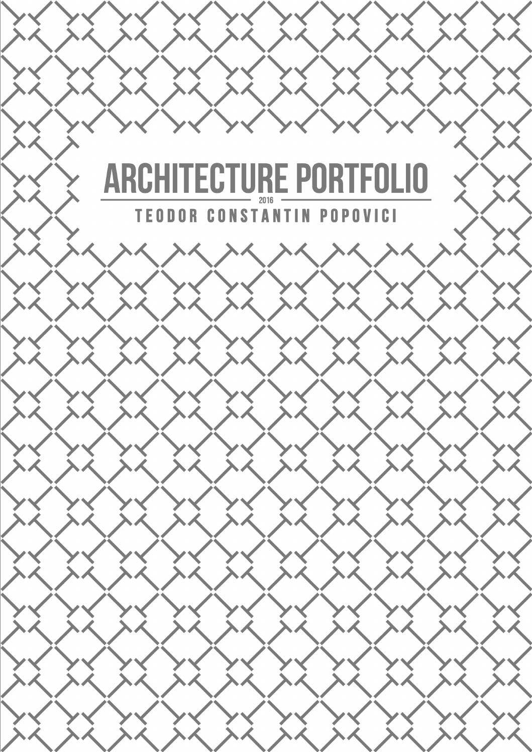 Portfolio 2016 by Teodor Constantin - Issuu