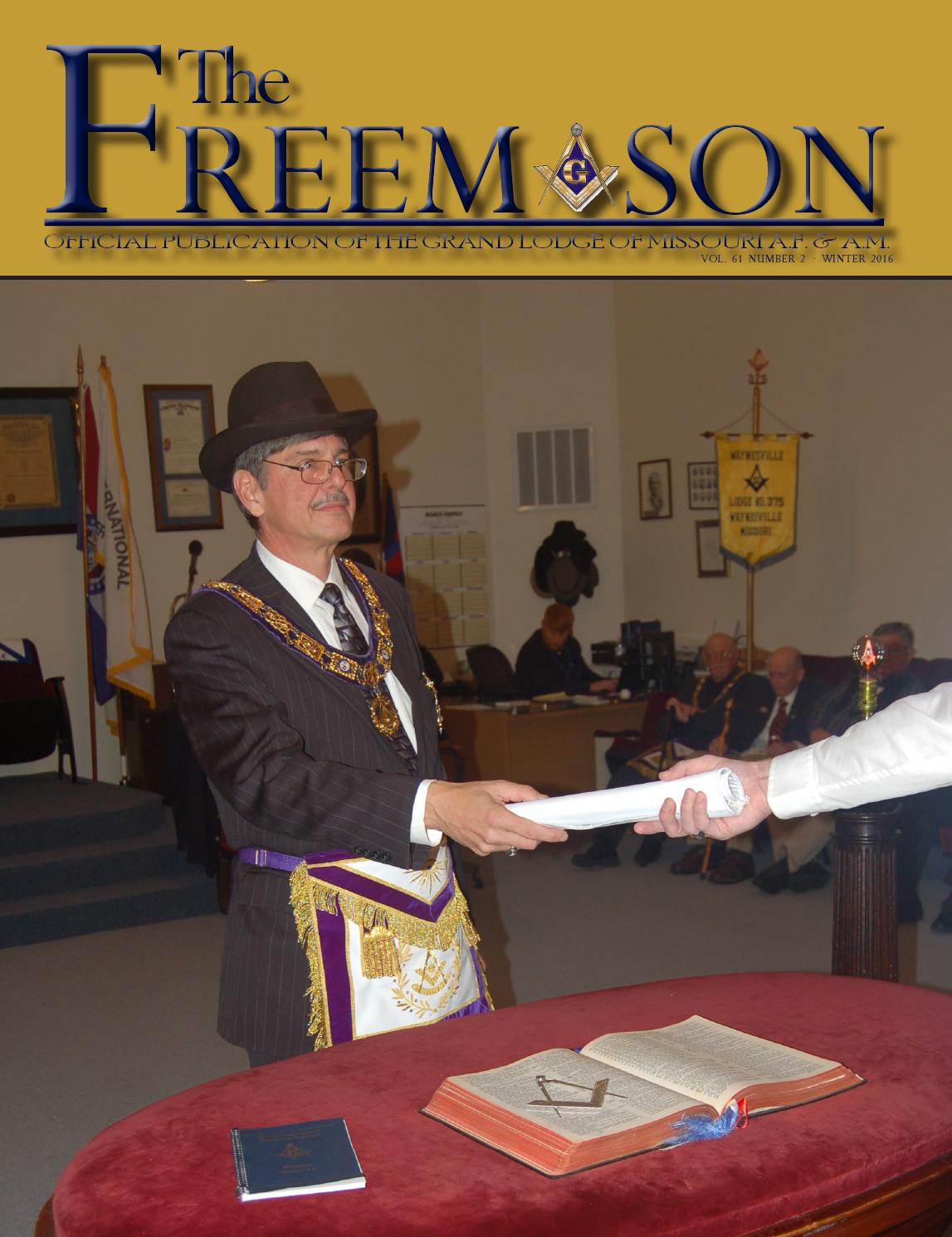 Missouri Freemason Magazine - v61n02 - 2016 Winter by Missouri ...
