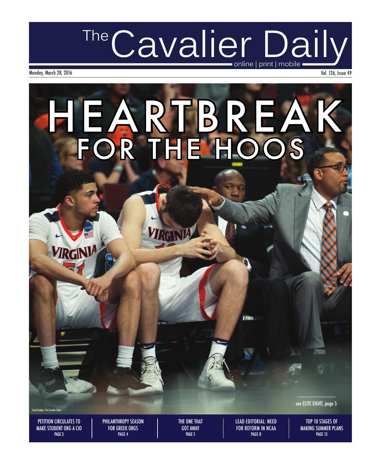 Monday, March 28, 2016 by The Cavalier Daily - Issuu