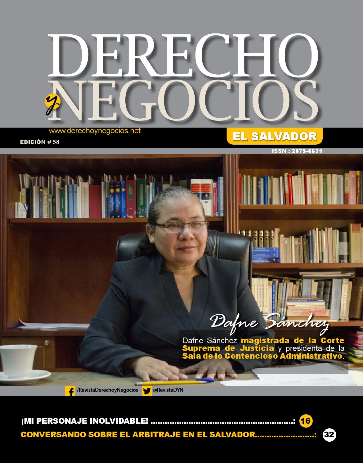 Revista #58 by Derecho y Negocios El Salvador - Issuu