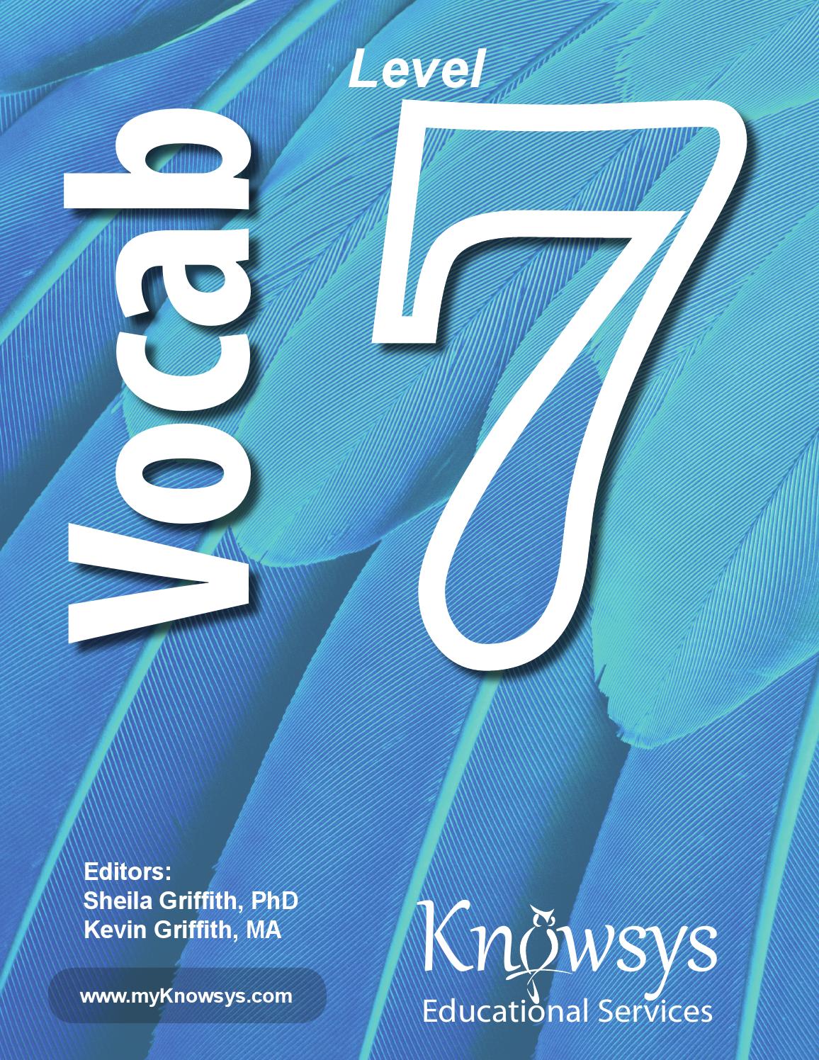 Knowsys Level 7 Vocabulary Builder Demo by Knowsys Educational Services ...