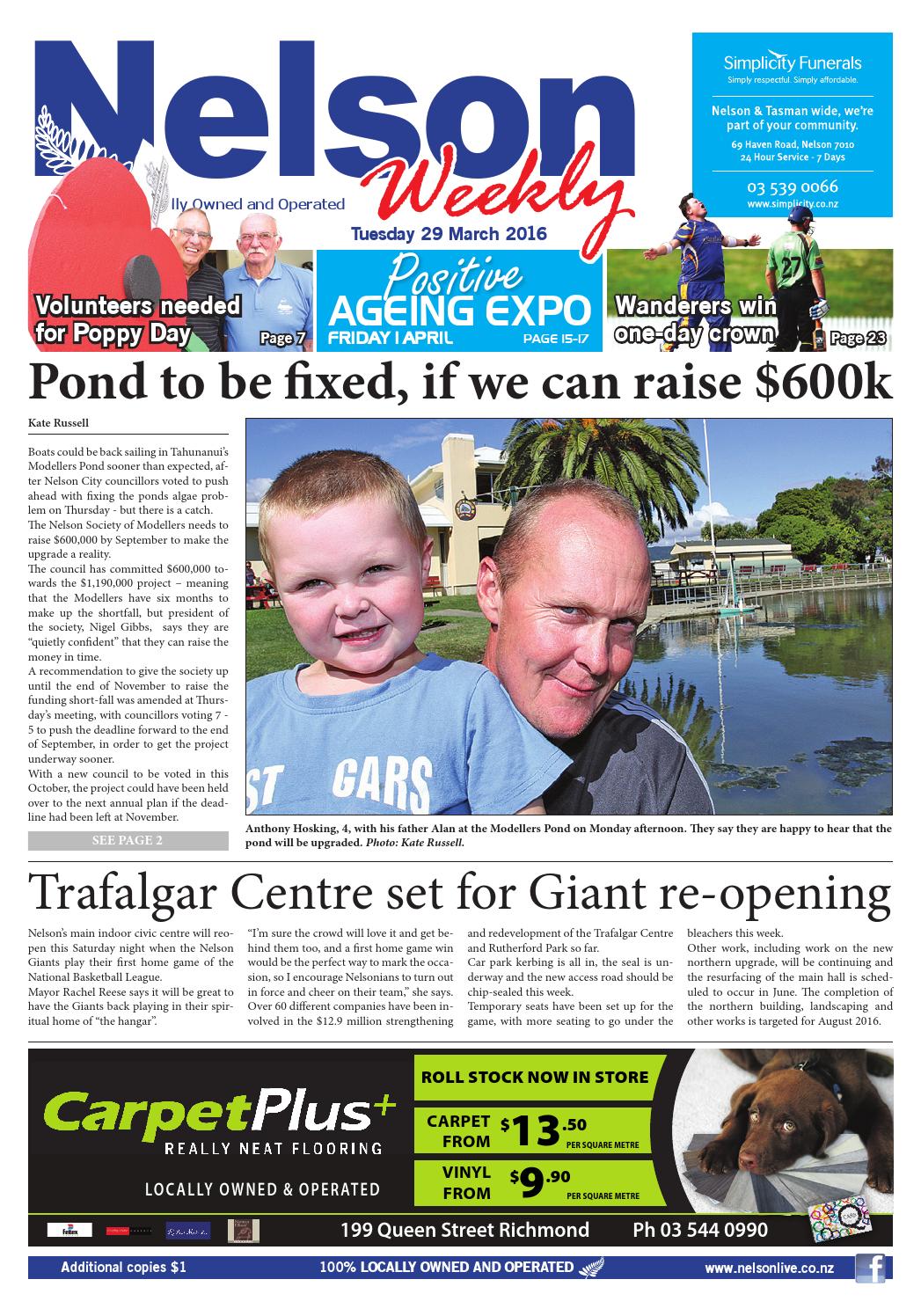 March 29 2016 nelson weekly 32pgs web by Top South Media - Issuu