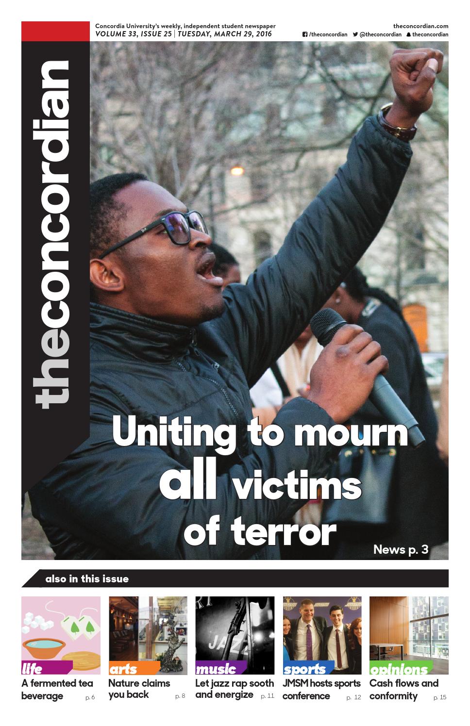 The Concordian - March 29th, 2016 by The Concordian - Issuu