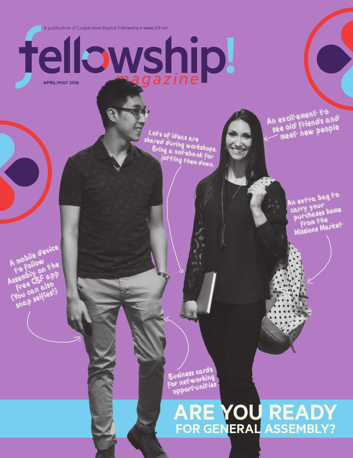 fellowship! Magazine - April/May 2016 by Cooperative Baptist Fellowship ...