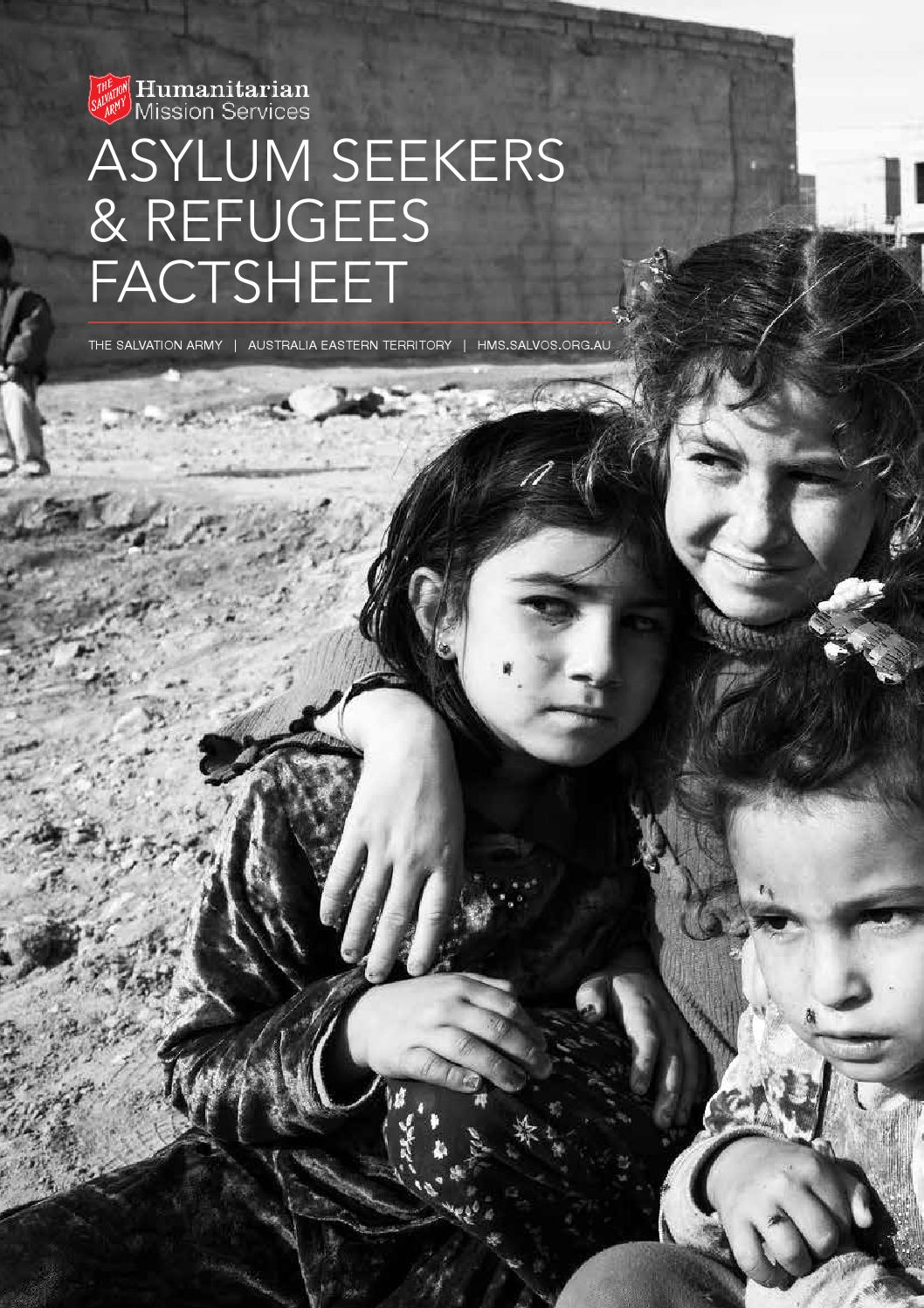 Fact sheet asylum seekers and refugees by The Salvation Army - Issuu
