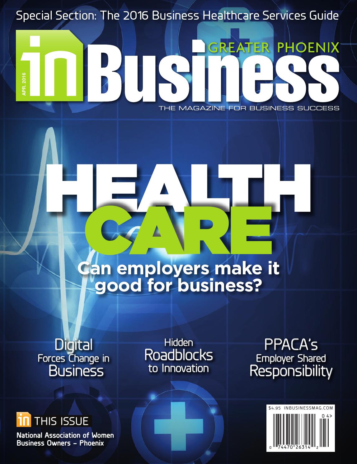 April 2016 Issue of In Business Magazine by InMedia - Issuu