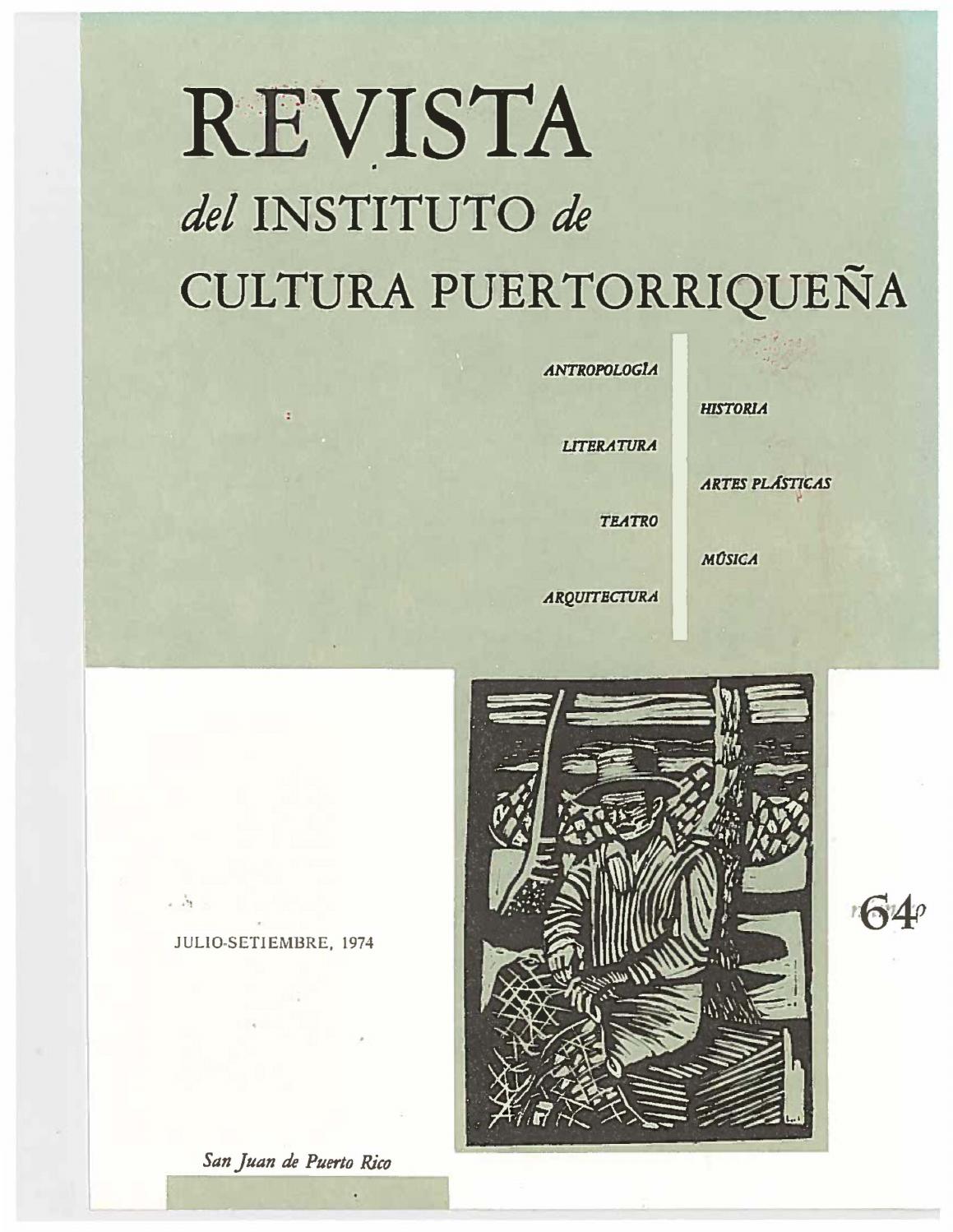 Revista del Instituto de Cultura Puertorriqueña by La Colección ...