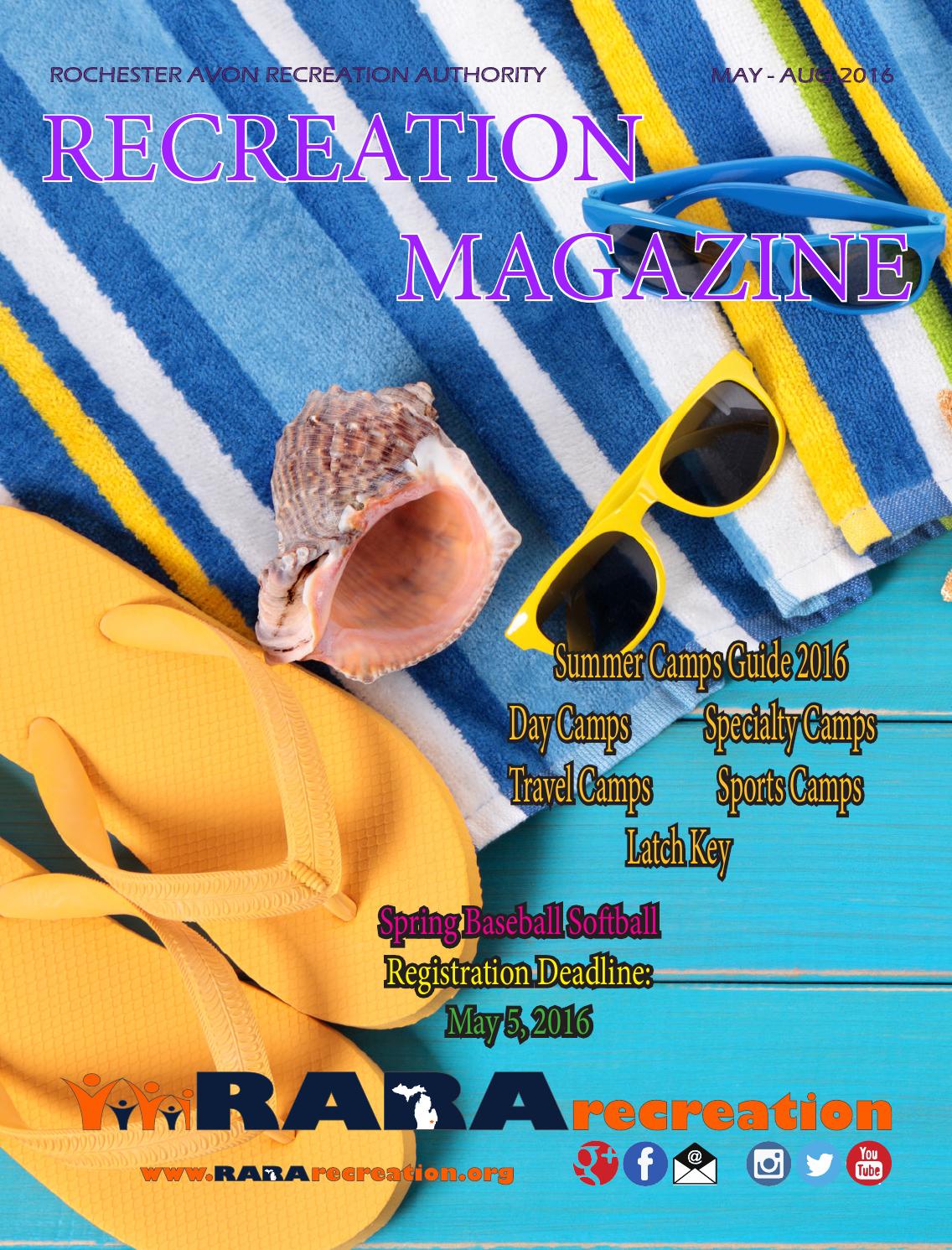 RARA Recreation Magazine: May - August 2016 by RARA Recreation - Issuu