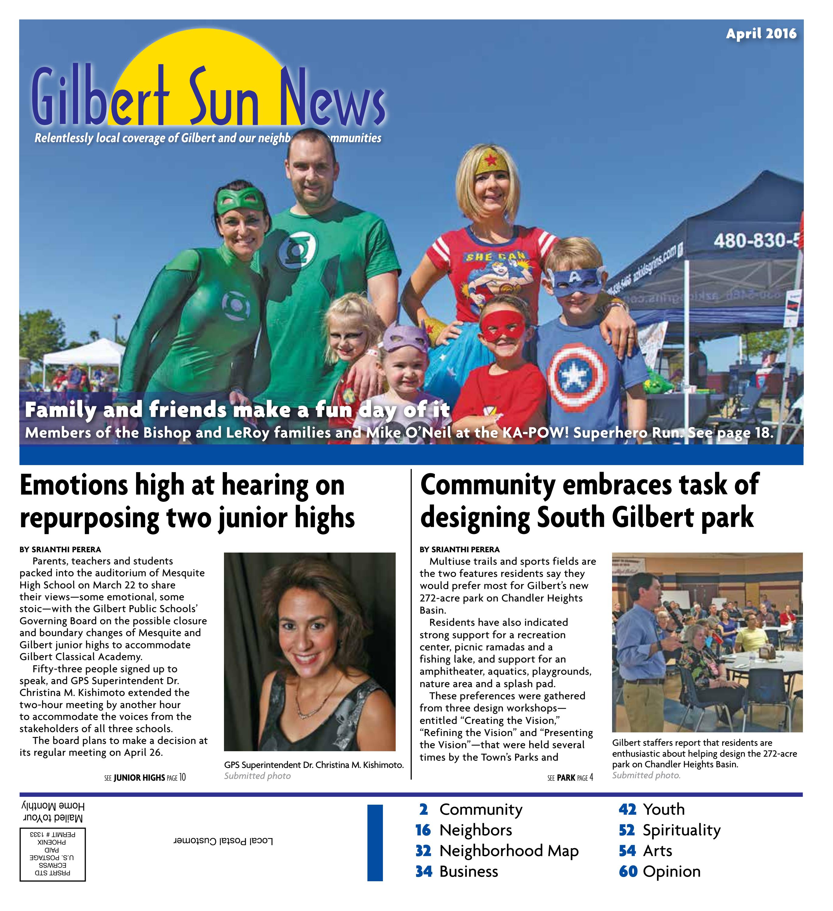 Gilbert Sun News: Community - April 2016 by Times Media Group - Issuu