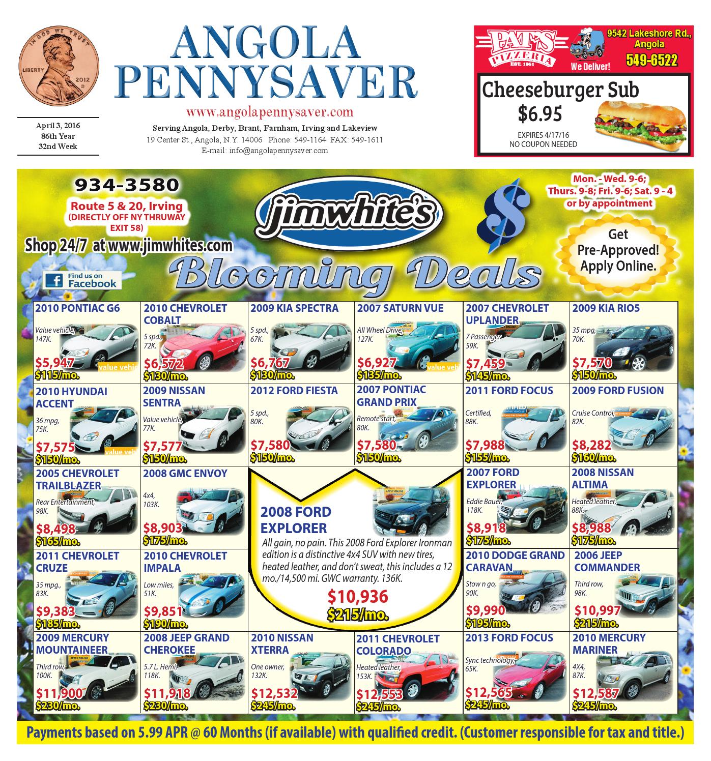 4/3/16 Angola Pennysaver by Angola Pennysaver - Issuu