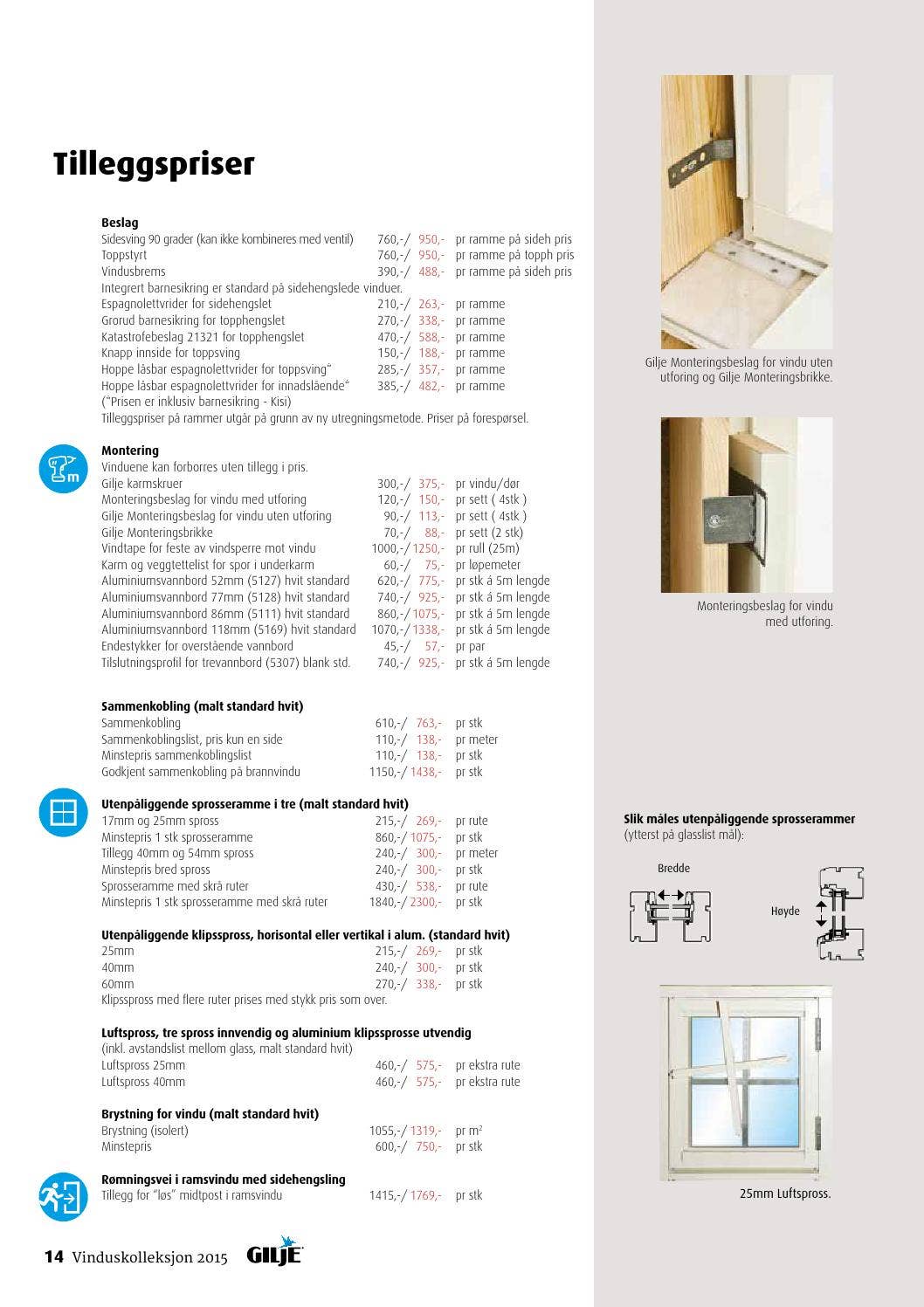 Gilje prisliste vindu 2016 by Aksell AS - Issuu