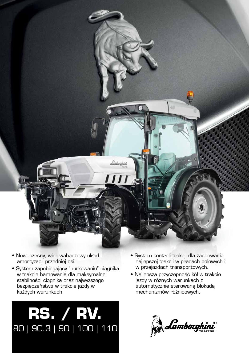 Lamborghini RS-RV - Brochure - Polski by Lamborghini Trattori - Issuu