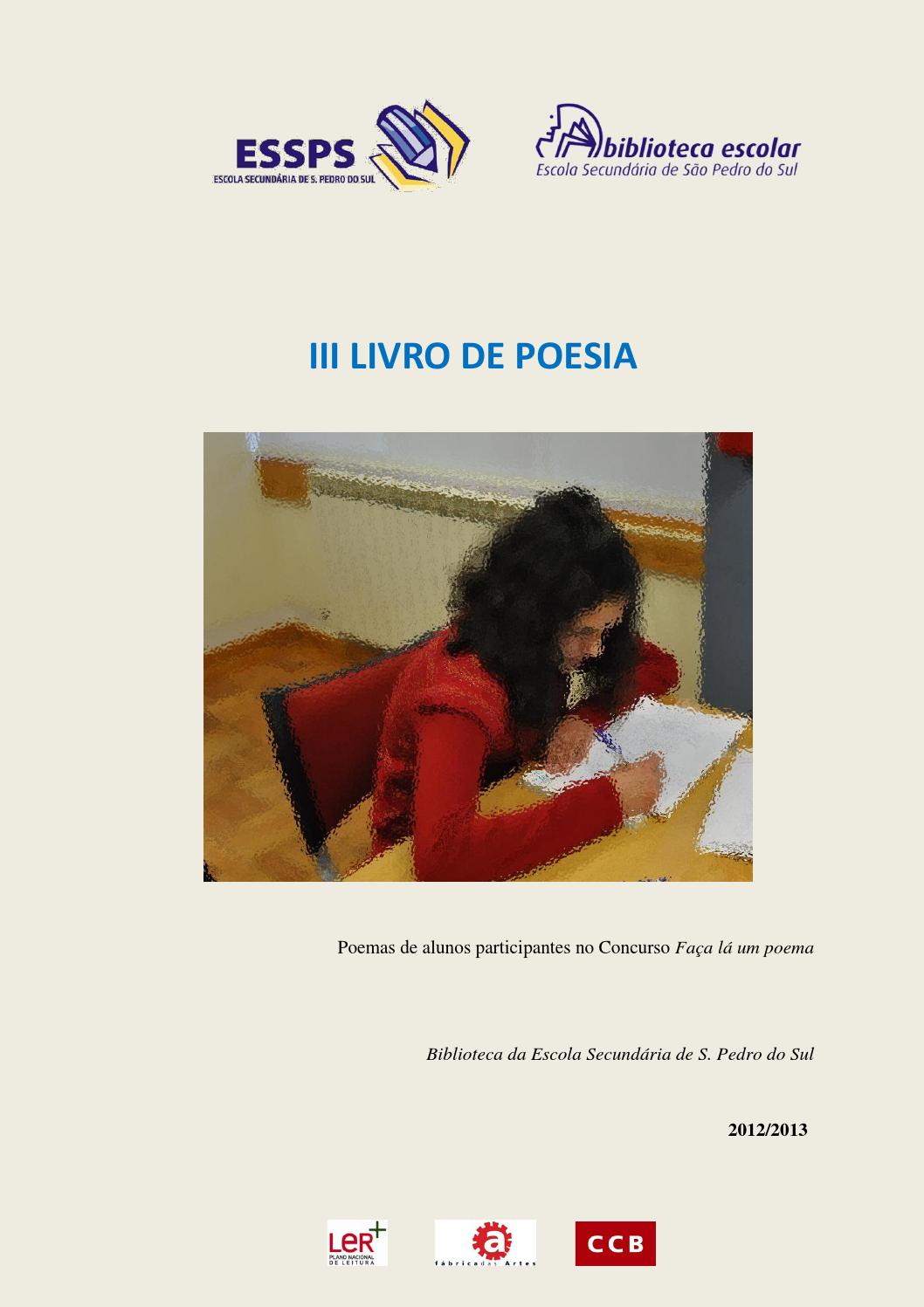 Livro de poesia 2013 by Biblioteca ESSPS - Issuu