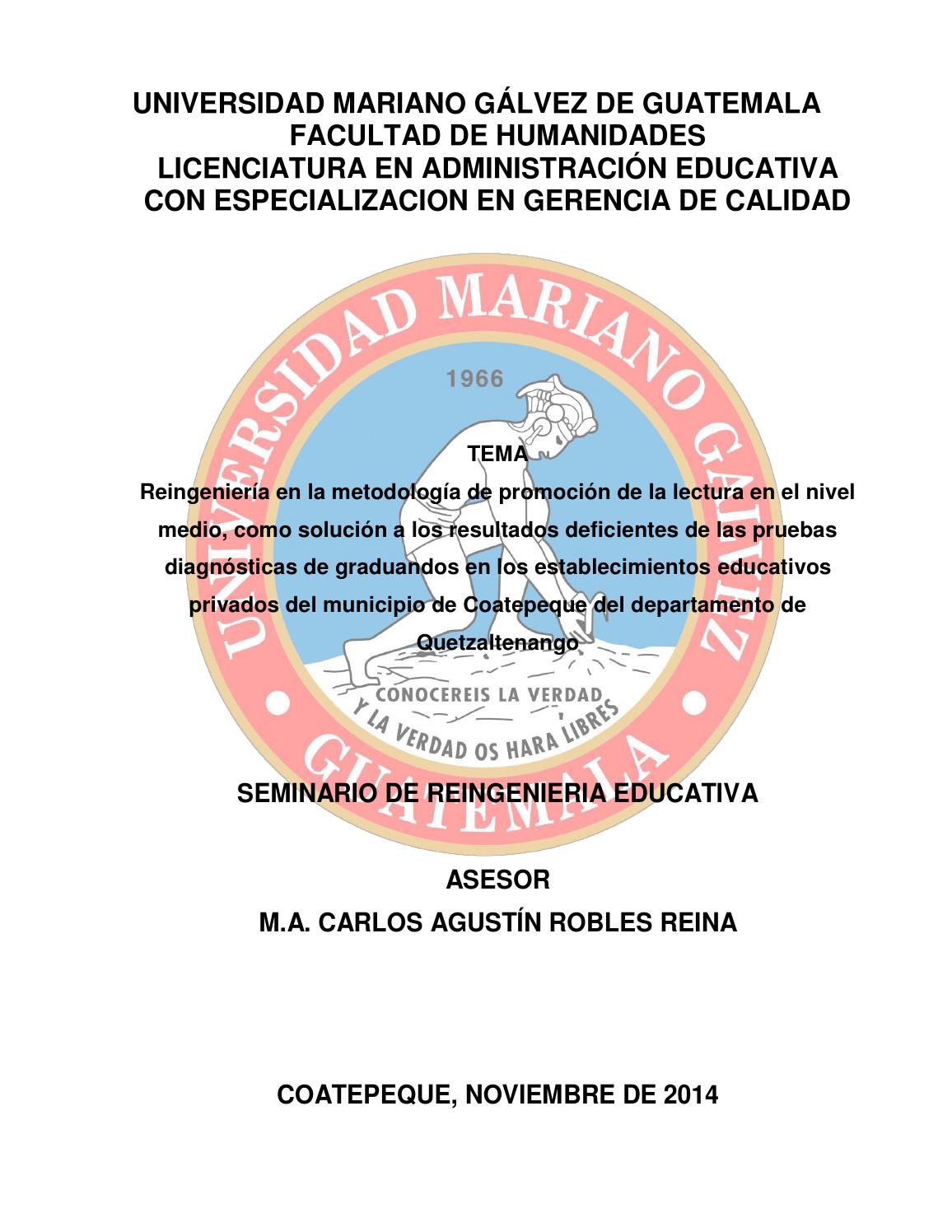 Mariano Galvez De Guatemala Logo