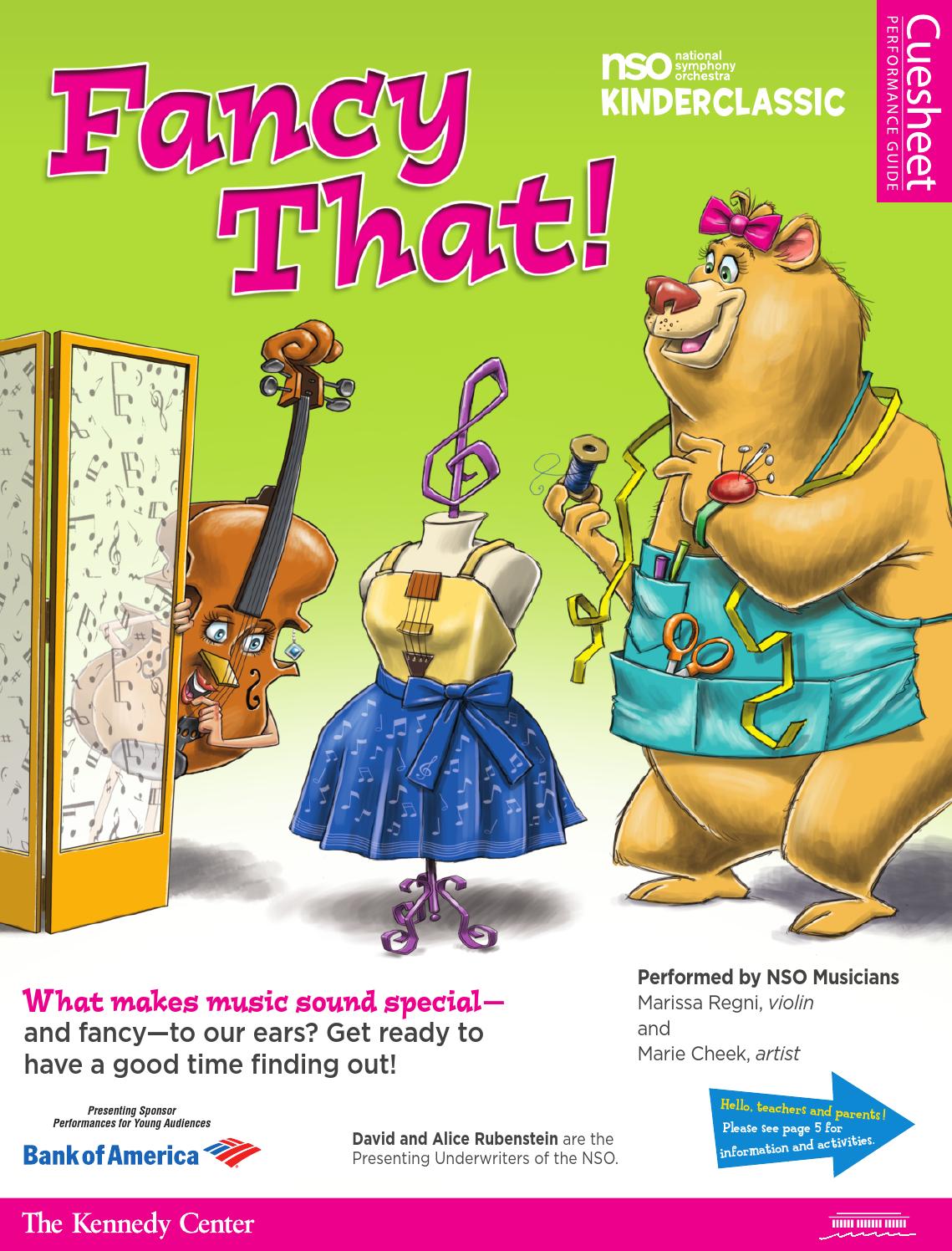 Fancy That! National Symphony Orchestra Kinderclassic by Kennedy Center ...