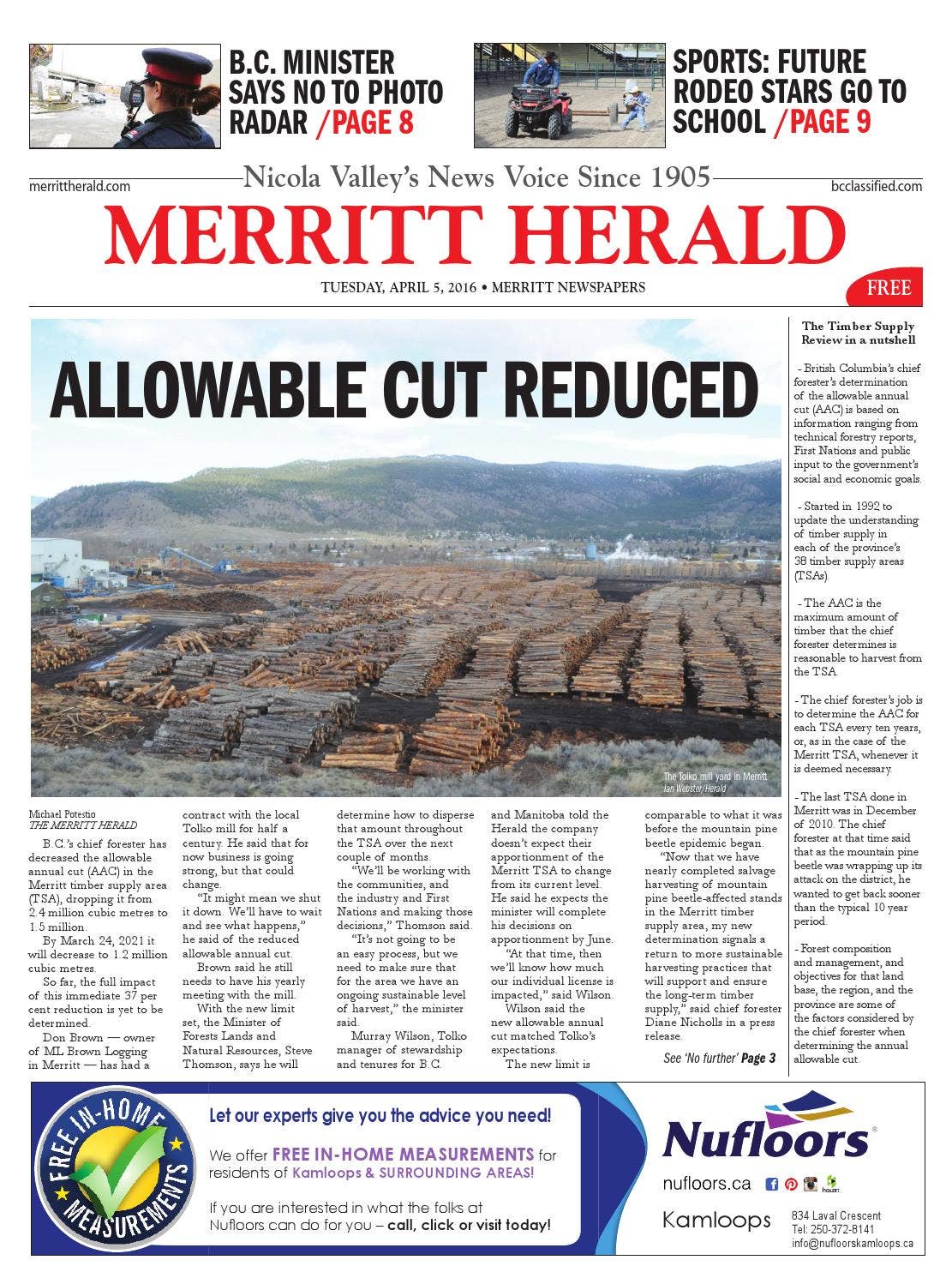 Mh april 5 full document by Merritt Herald - Issuu