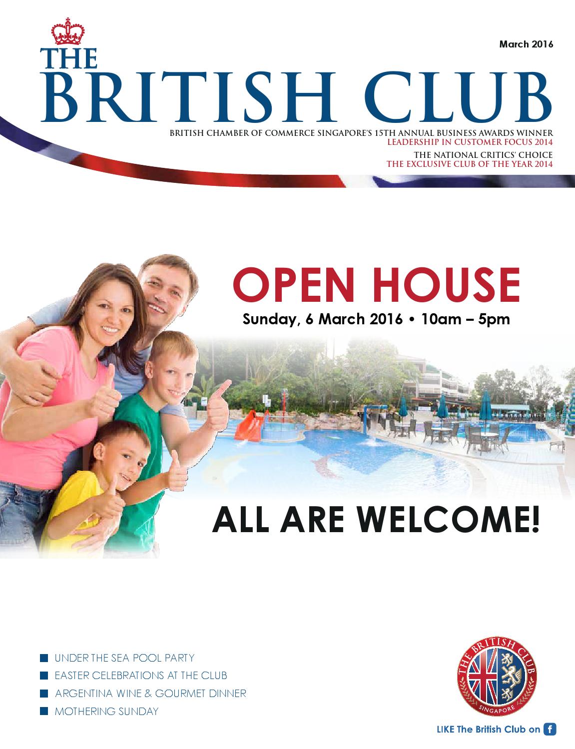 March 2016 by The British Club - Issuu