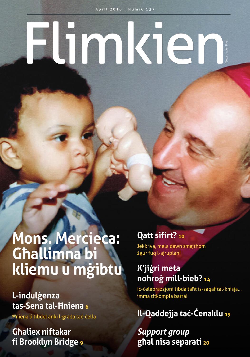 Flimkien April 2016 by Archdiocese of Malta - Issuu