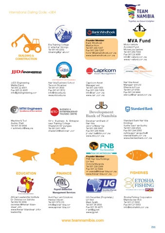 Namibia Trade Directory 2016 by Venture Media - Issuu