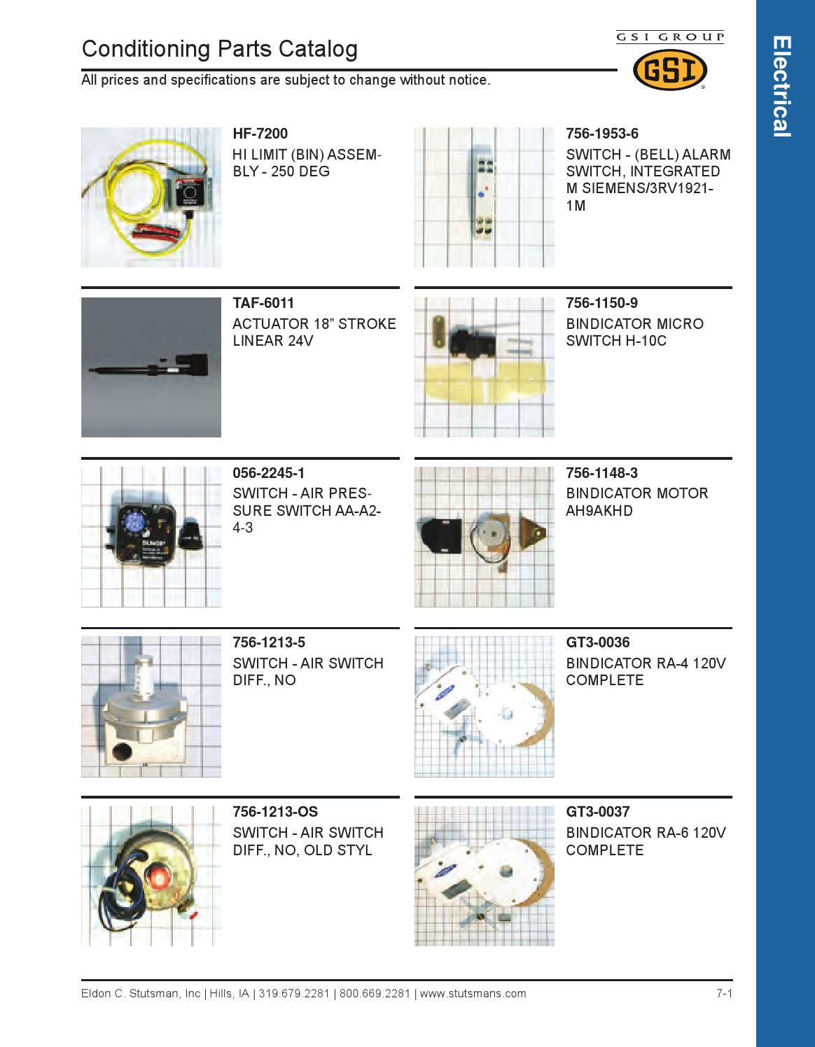 GSI Conditioning Parts Catalog by Stutsmans - Issuu