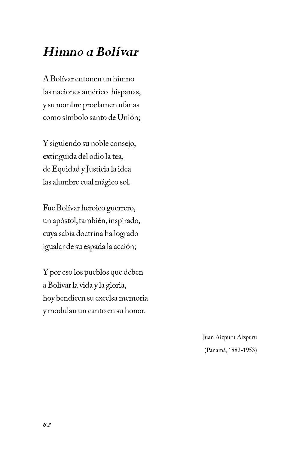 Un canto a Bolívar by La Tinta Invisible Editores - Issuu