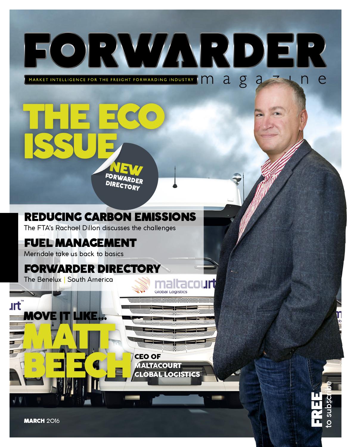 FORWARDER magazine March 2016 'Eco' by Freight Solutions - Issuu