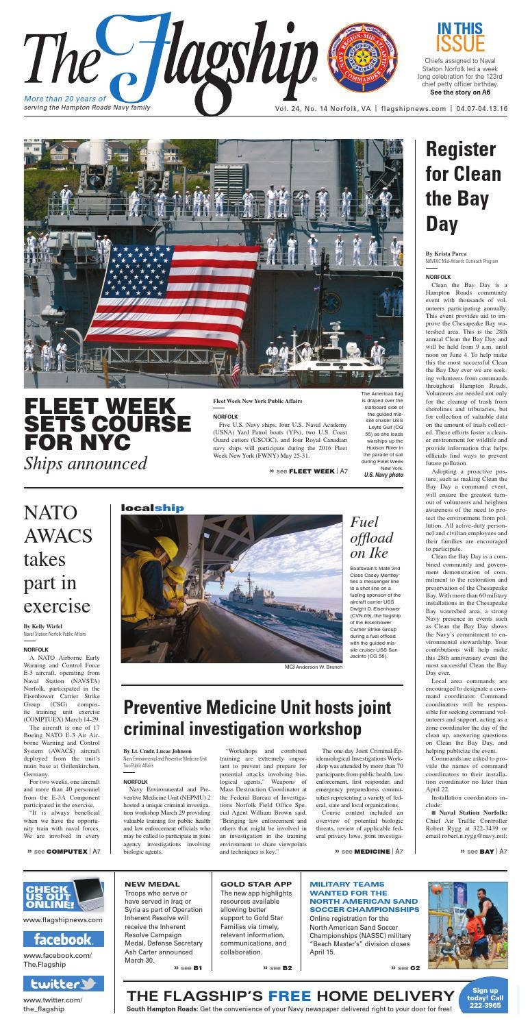 Flagship 04/07/16 by Military News - Issuu