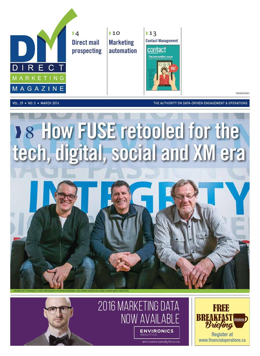 Direct Marketing Magazine March 2016 by Lloydmedia Inc - Issuu