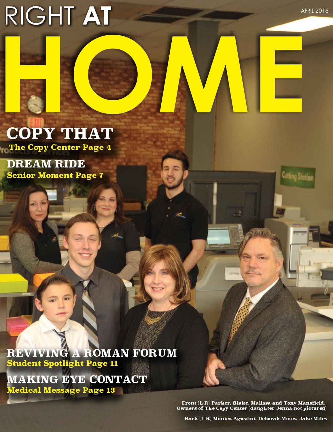 Right at HOME Magazine April 2016 by Kent Kirkman - Issuu