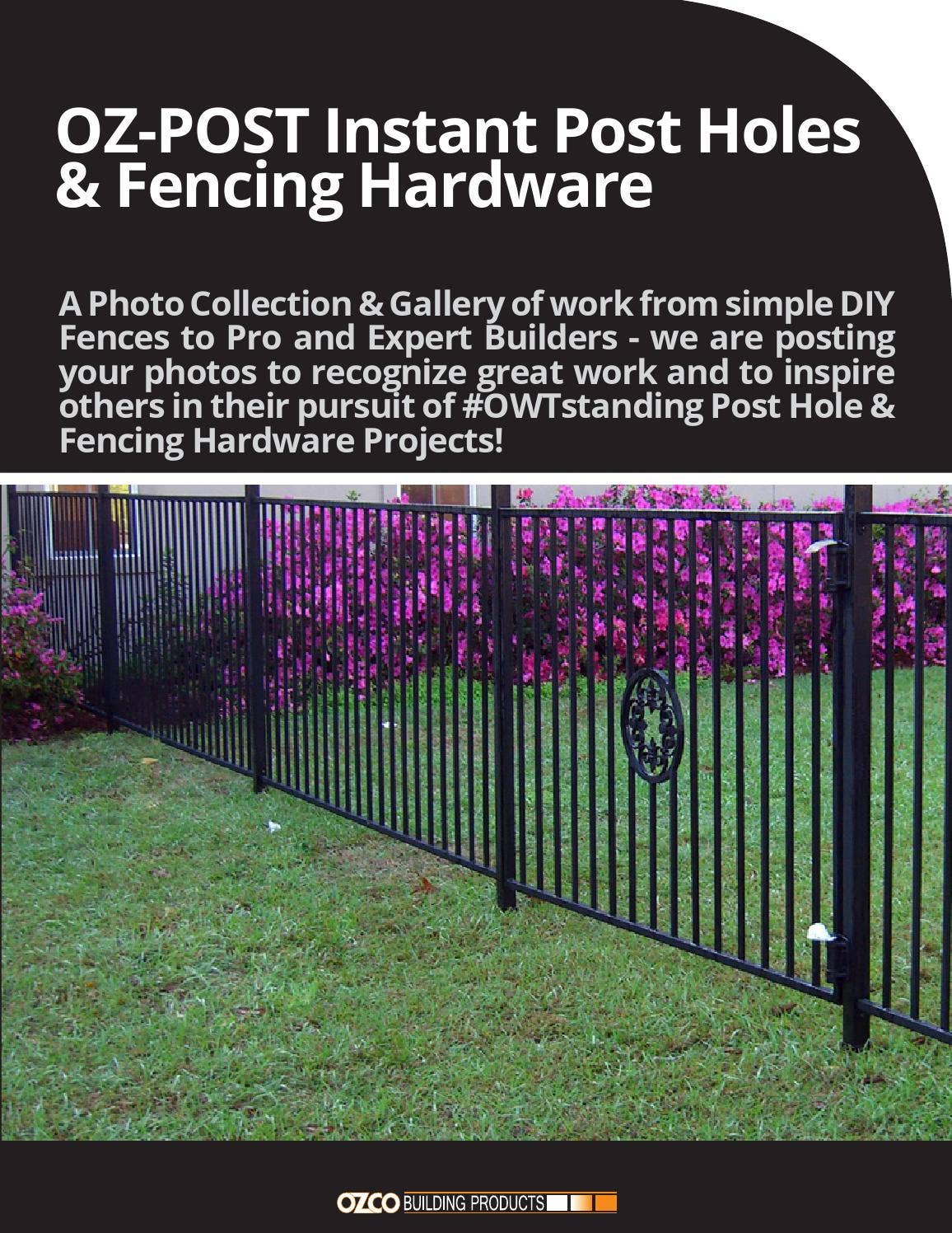 OZCO OZ-POST Instant Post Holes & Fencing Hardware by OZCO Building ...