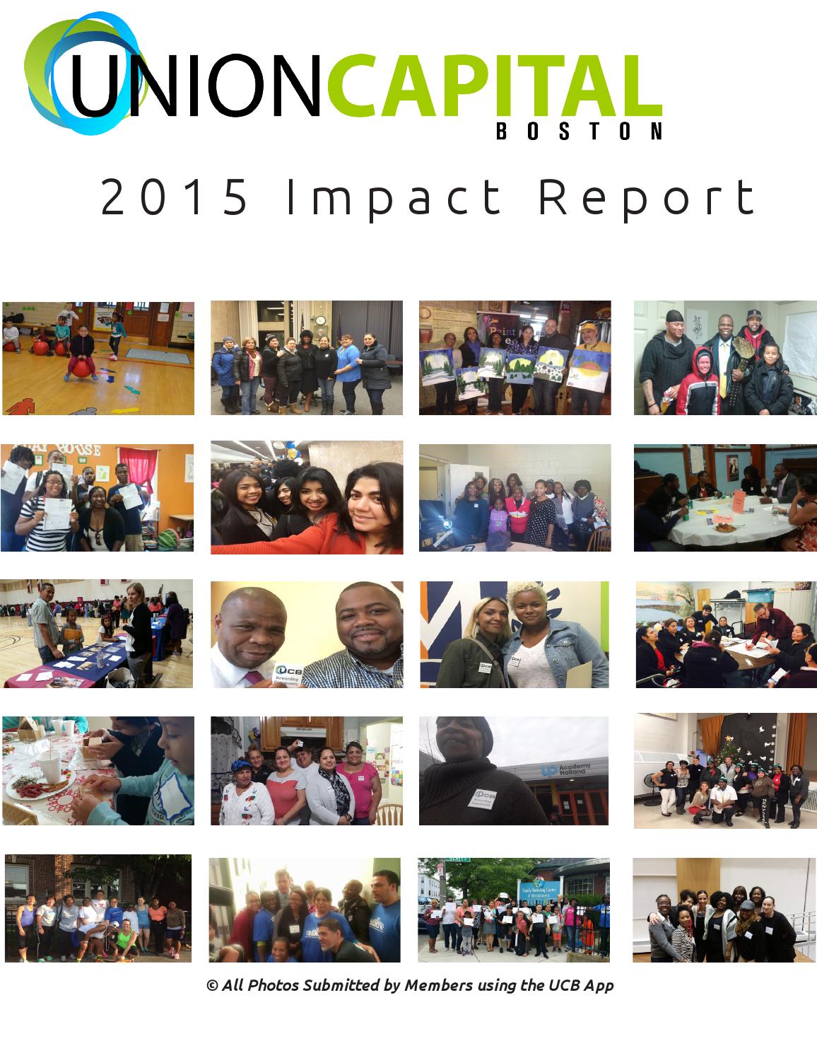 Union Capital Boston 2015 Impact Report by Union Capital Boston - Issuu