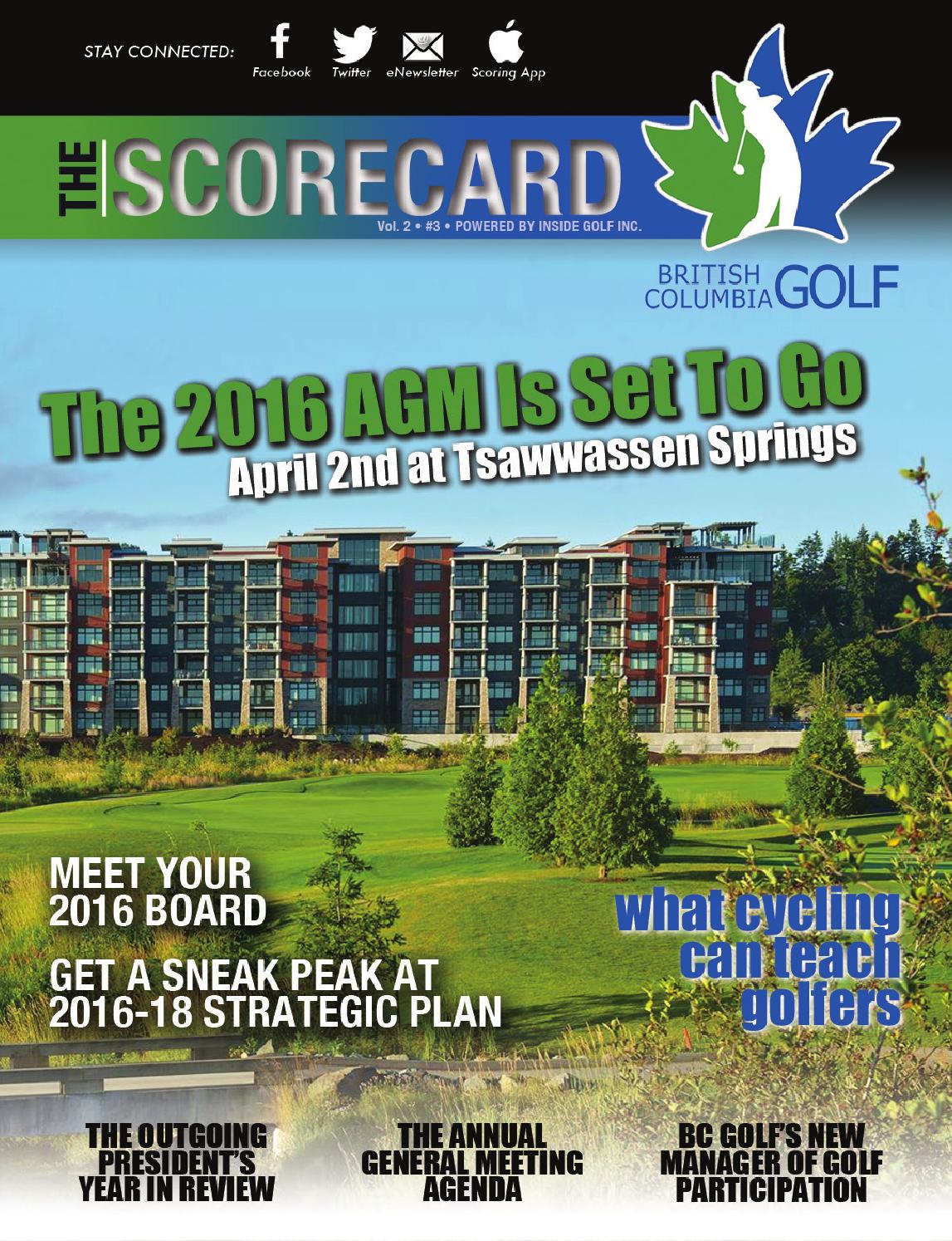 British Columbia Golf - The Scorecard Magazine Vol. 2 • Issue 3 by ...