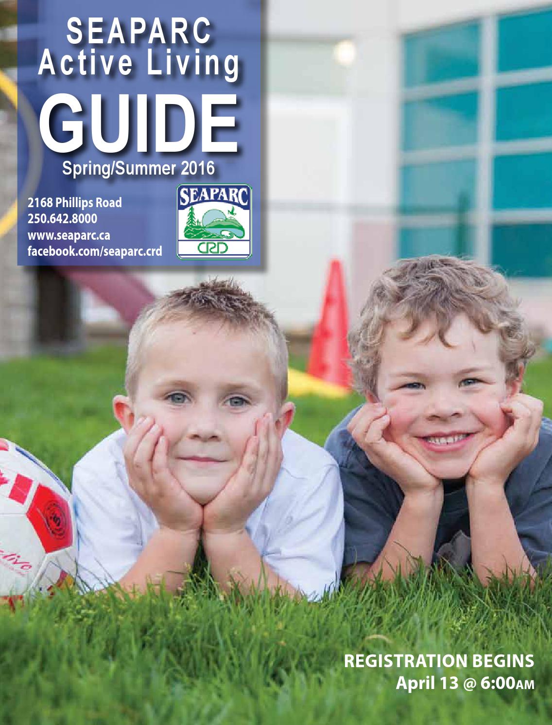 Seaparc 2016 Summer Active Living Guide by SEAPARC Recreation Centre ...