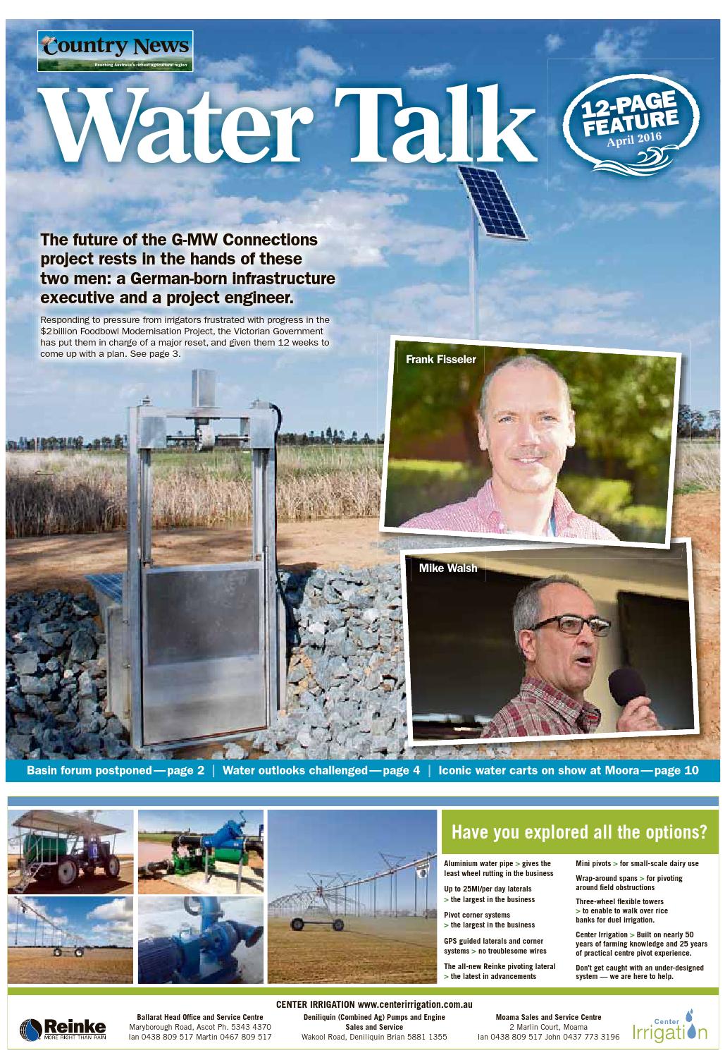 Water talk april 2016 (low res) by McPherson Media Group - Issuu