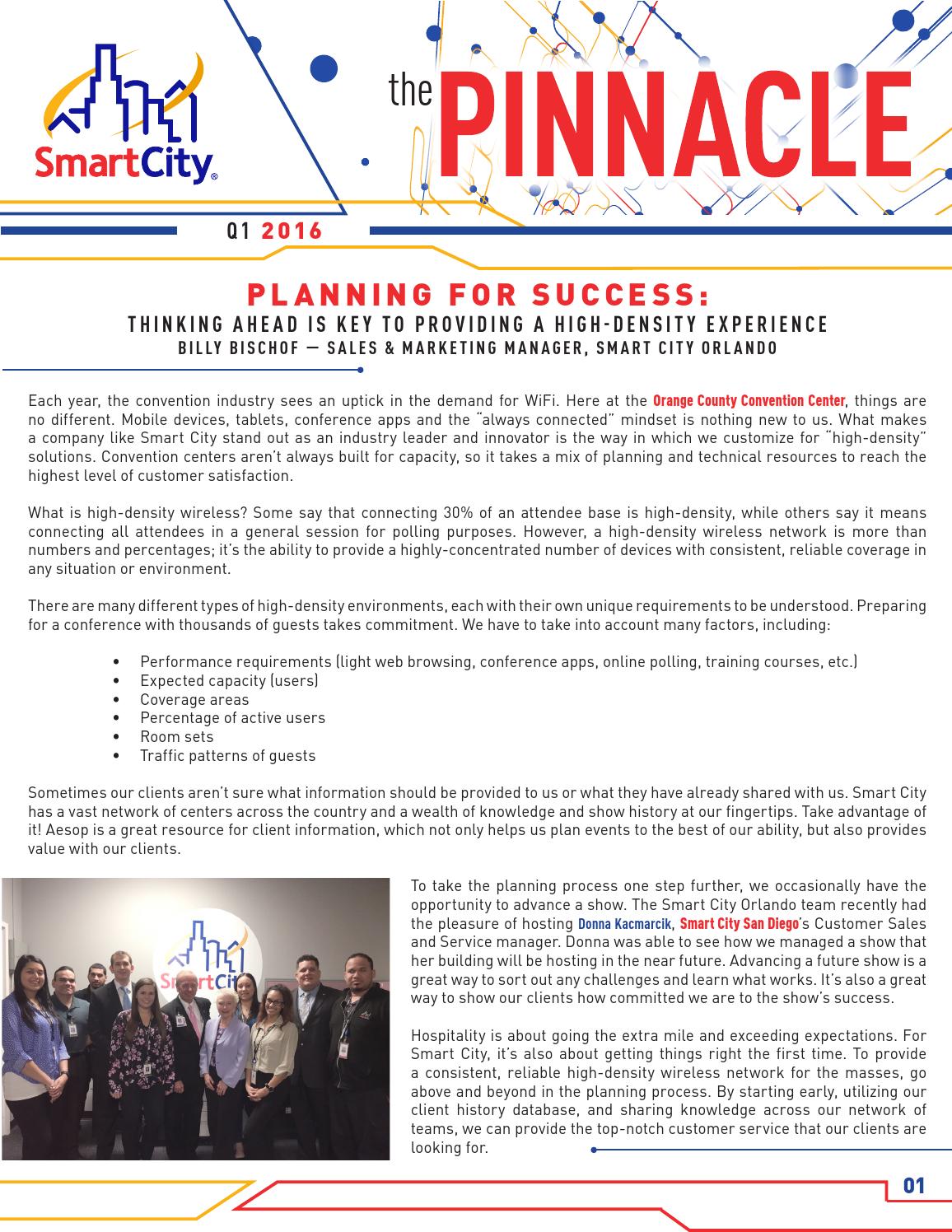 The Pinnacle - Q1 2016 by Smart City Networks - Issuu