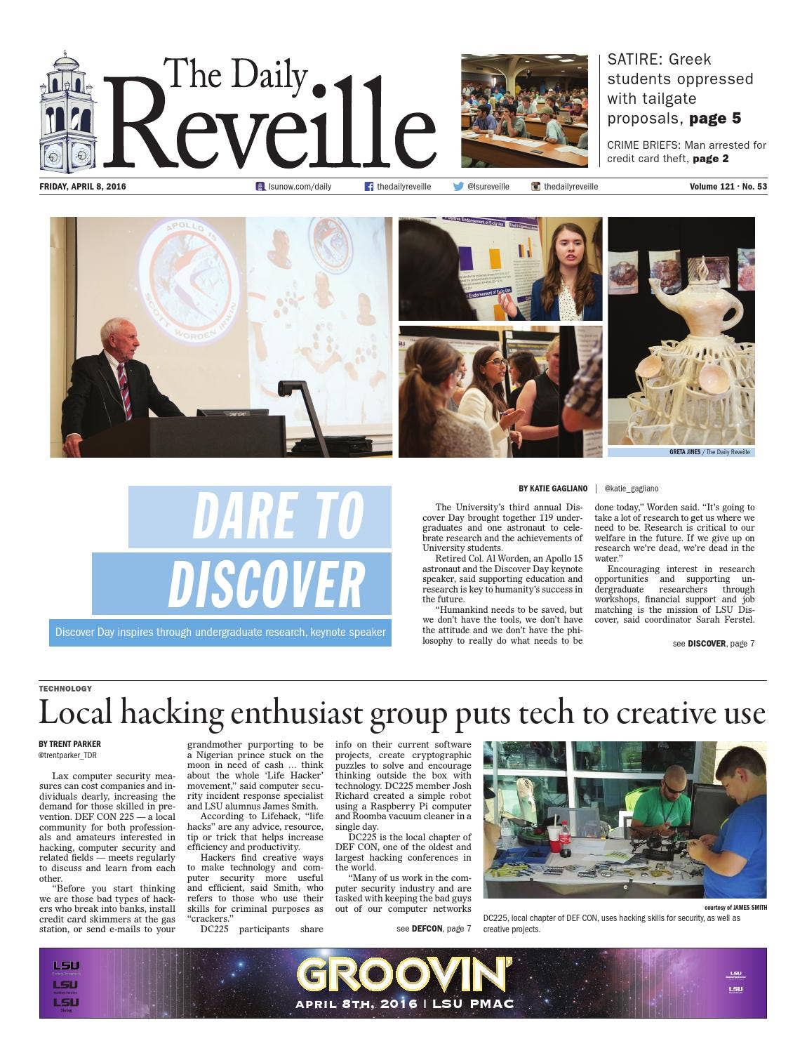 The Daily Reveille 4-8-16 by Reveille - Issuu