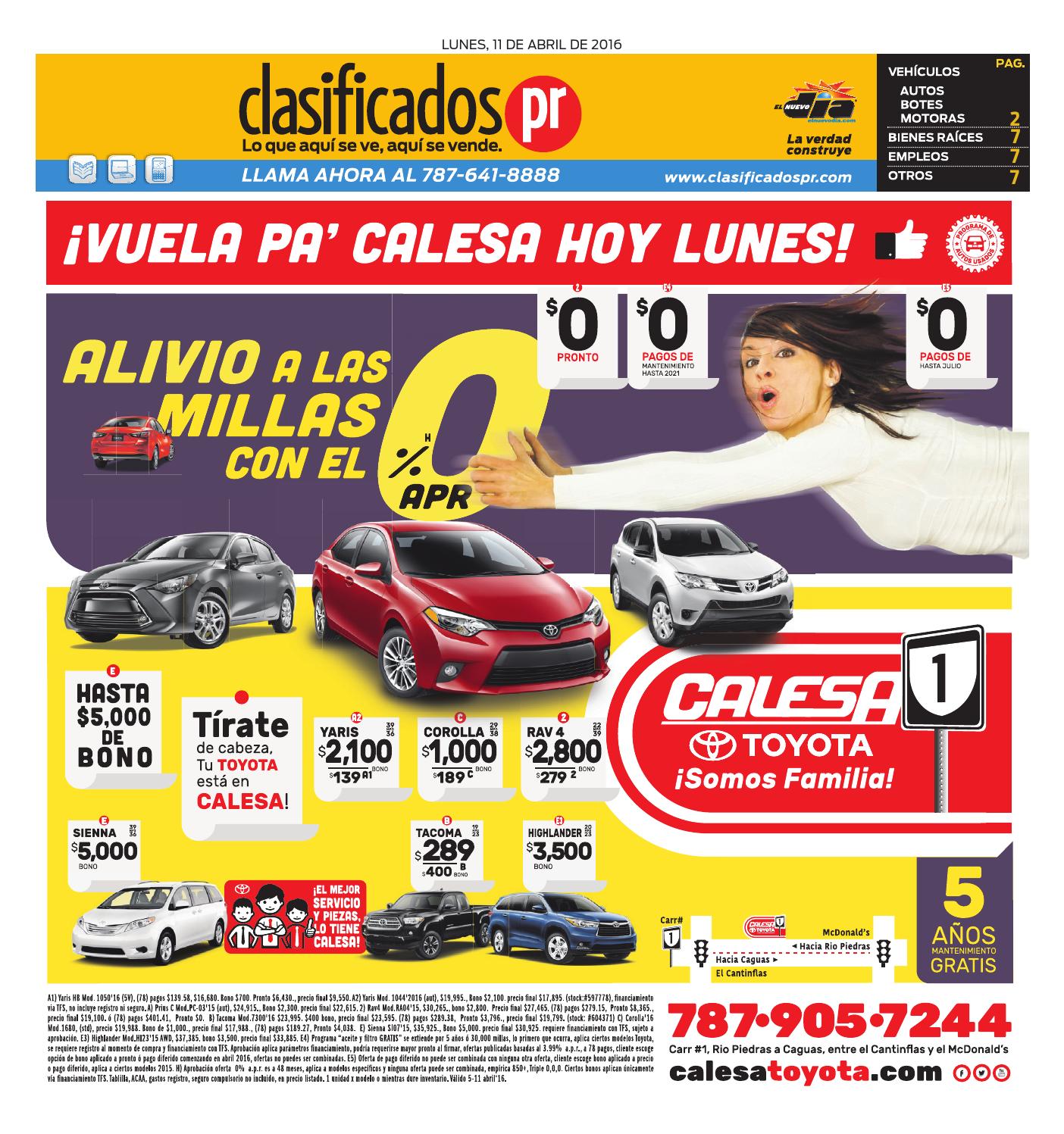 ClasificadosPR 04 11 2016 by ClasificadosPR.com - Issuu