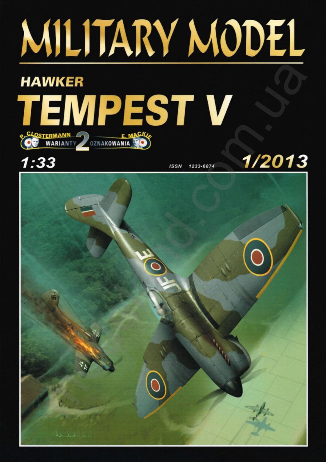 Hawker Tempest V, Halinski 1/2013, схема сборки by Modeland - Issuu
