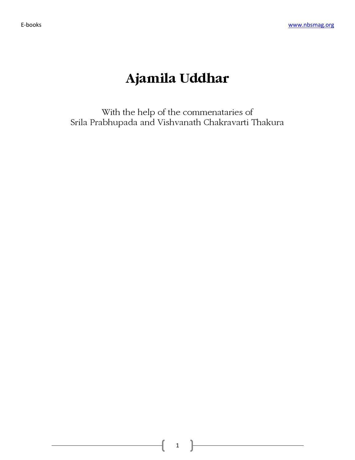 Deliverance of Ajamila by ISKCON Bhagavata Mahavidyalaya E-magazine ...