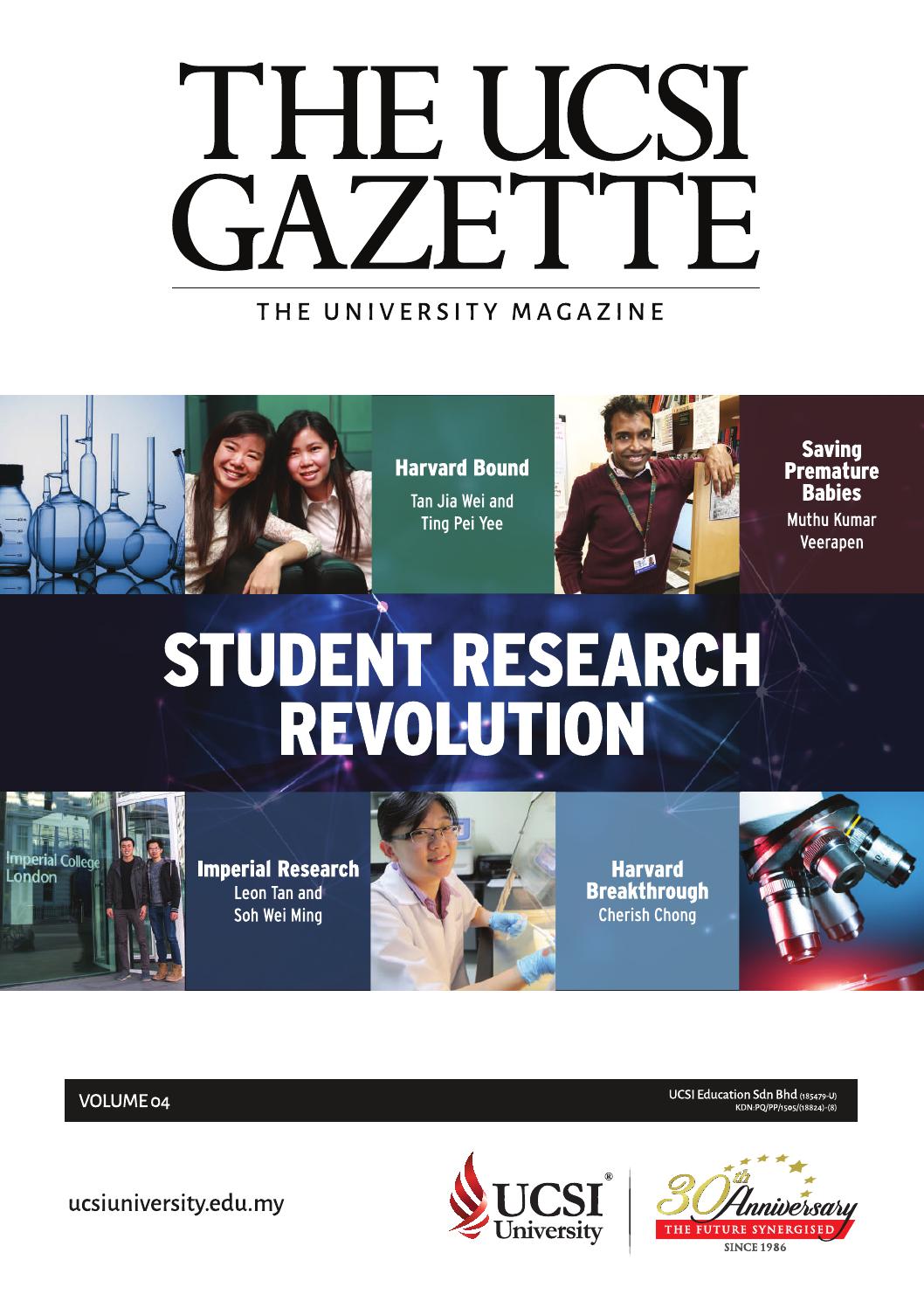The UCSI Gazette vol 4 by UCSI GCA - Issuu
